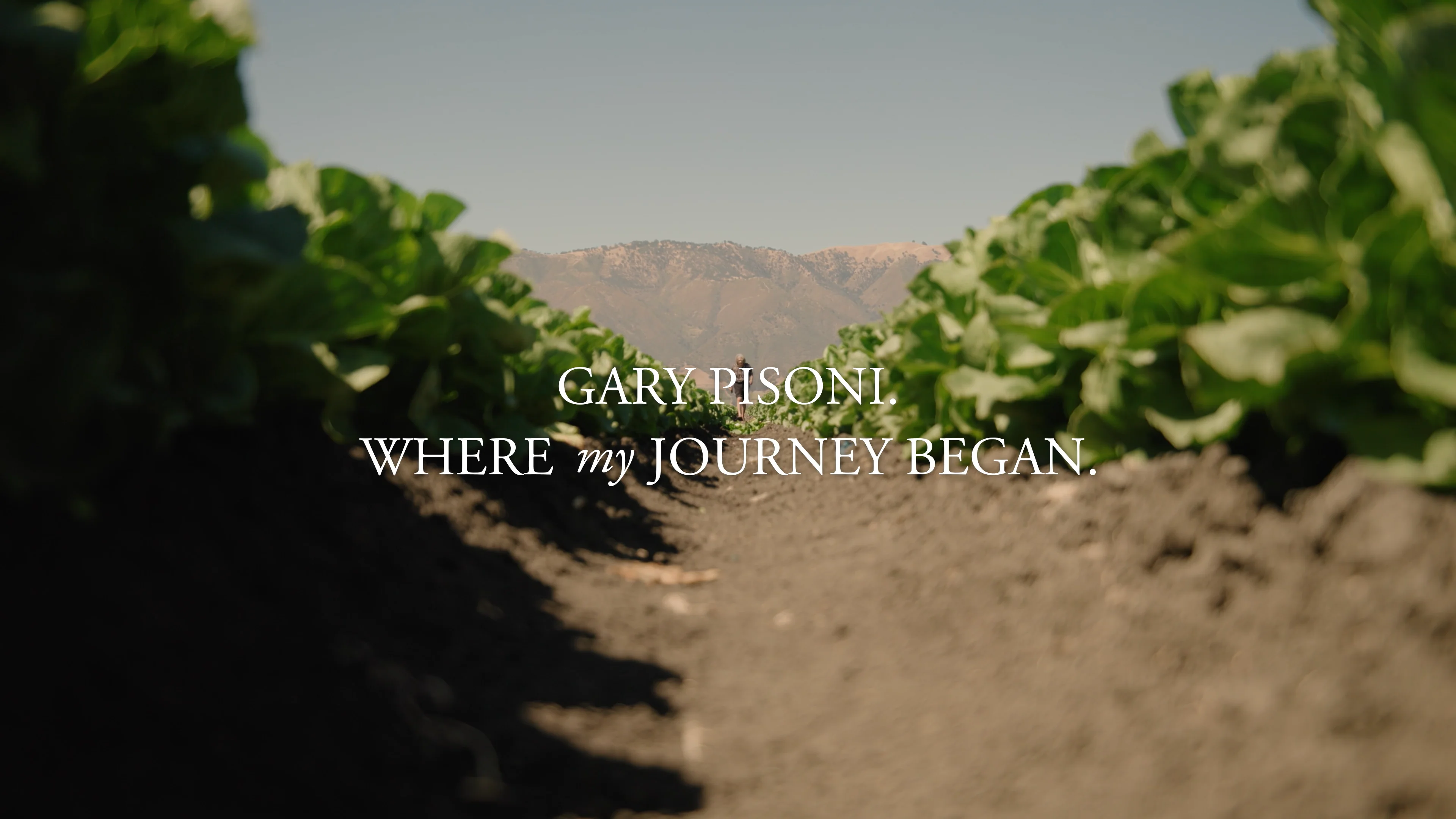 Gary Pisoni. Where My Journey Began.