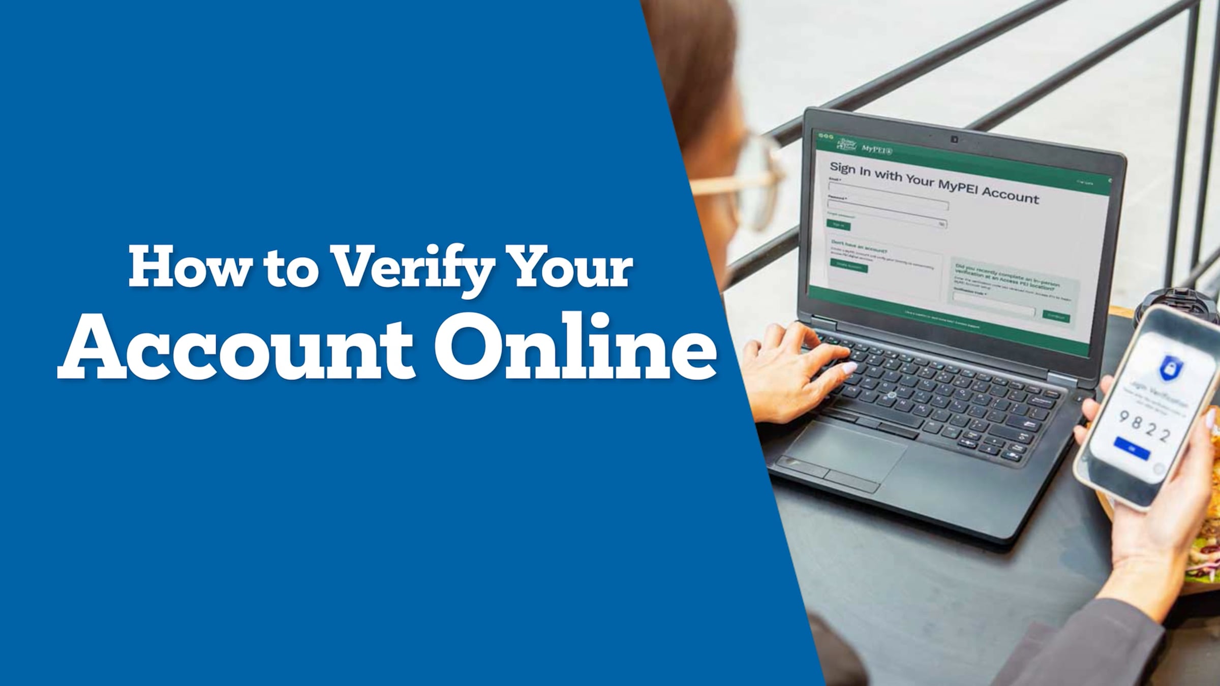 How to verify your account online