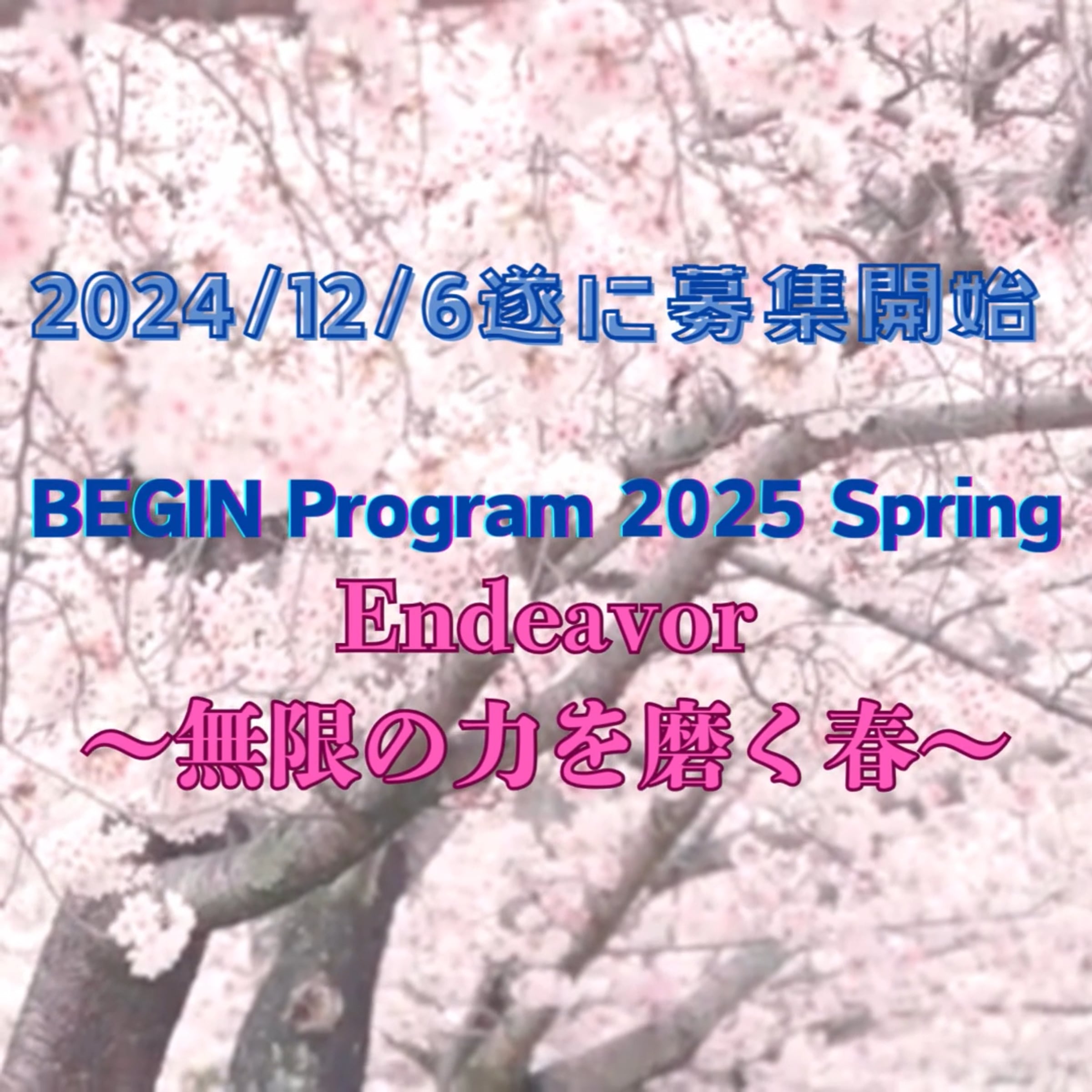 BEGIN Program 2025春 高校生募集動画