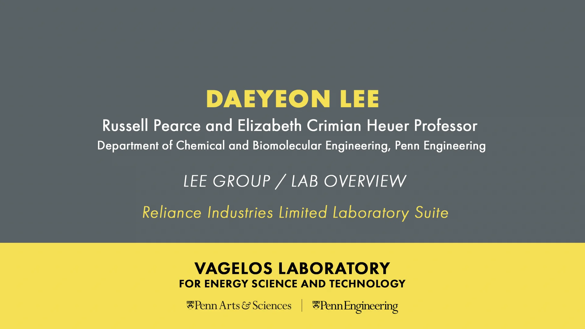 Daeyeon Lee | Smart Lab Overview