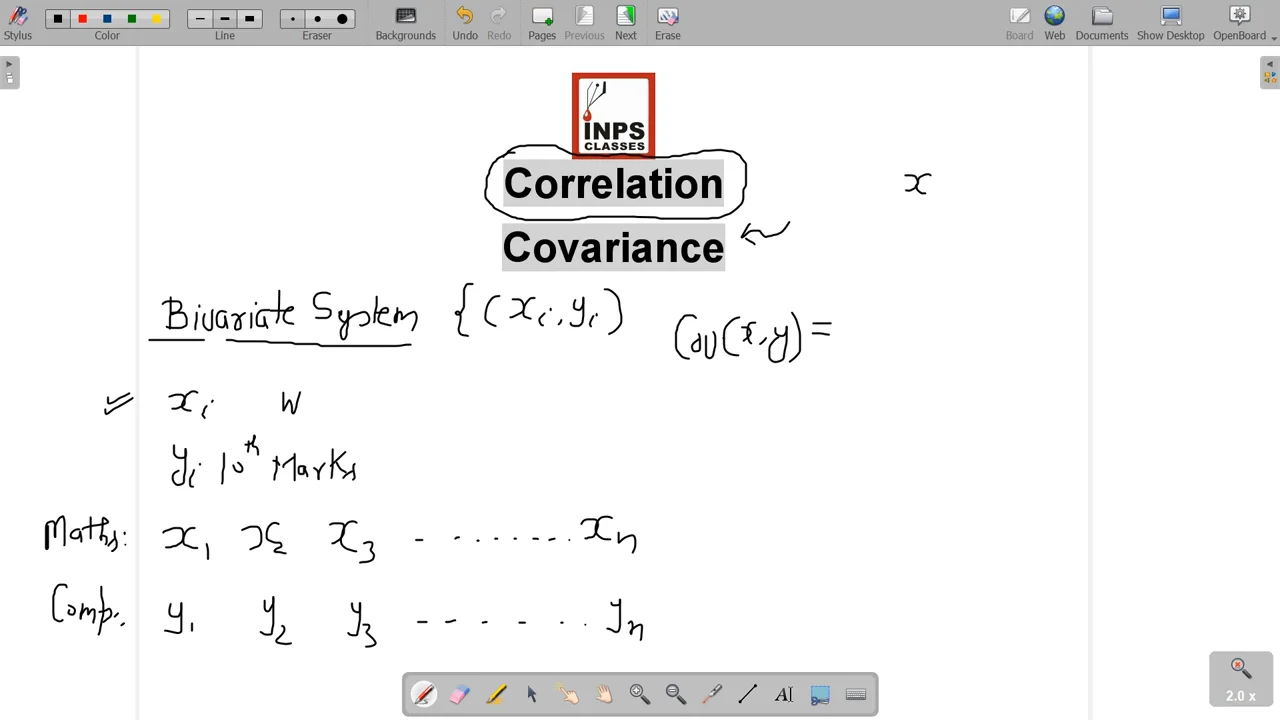 1.Covariance Correlation