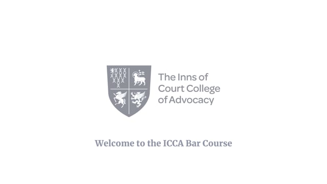 The ICCA Bar Course | ICCA