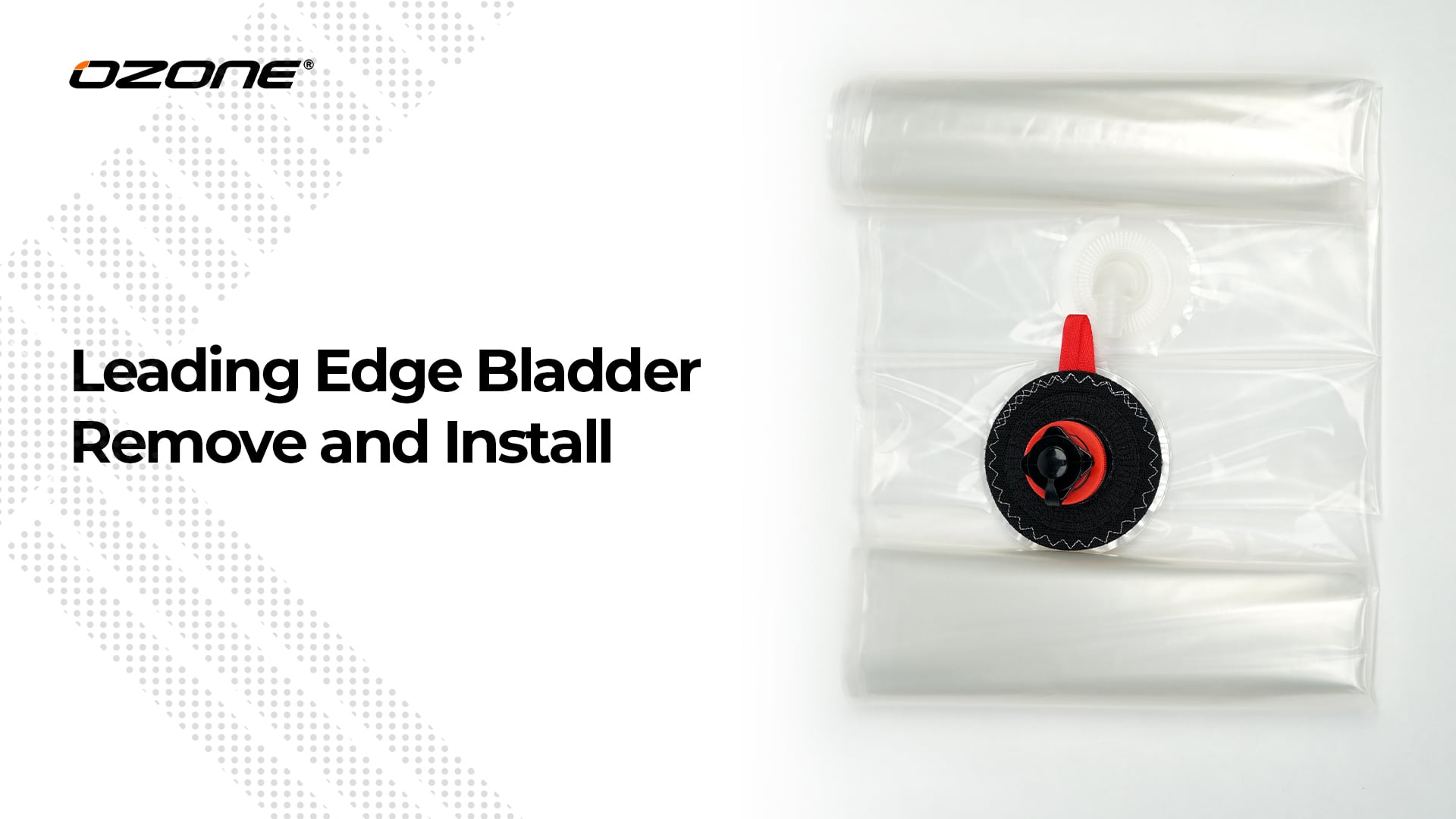 Ozone Kite Leading Edge Bladder Remove and Install