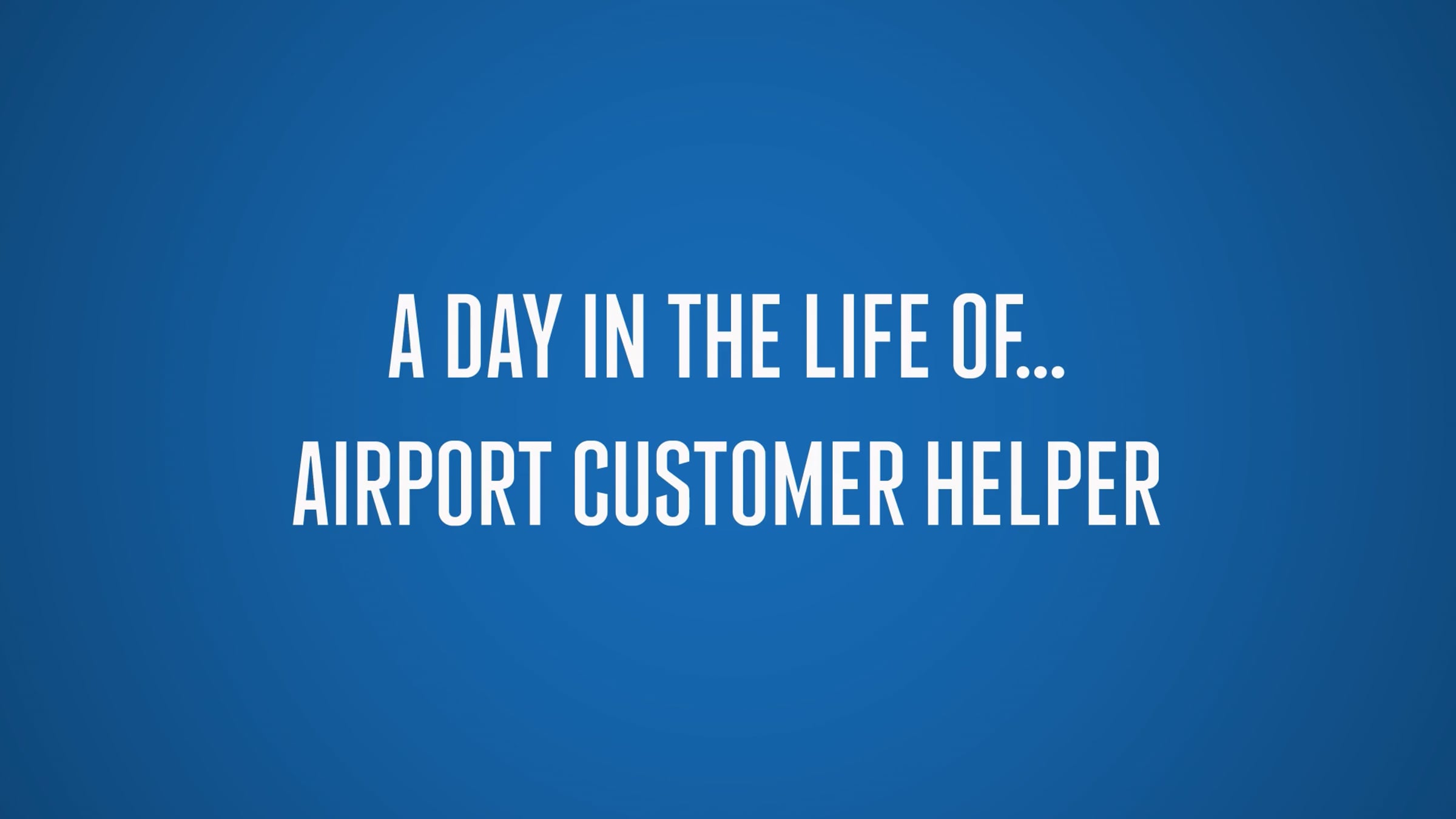 Jet2holidays Airport Customer Helper | Videos & Movies on Vimeo