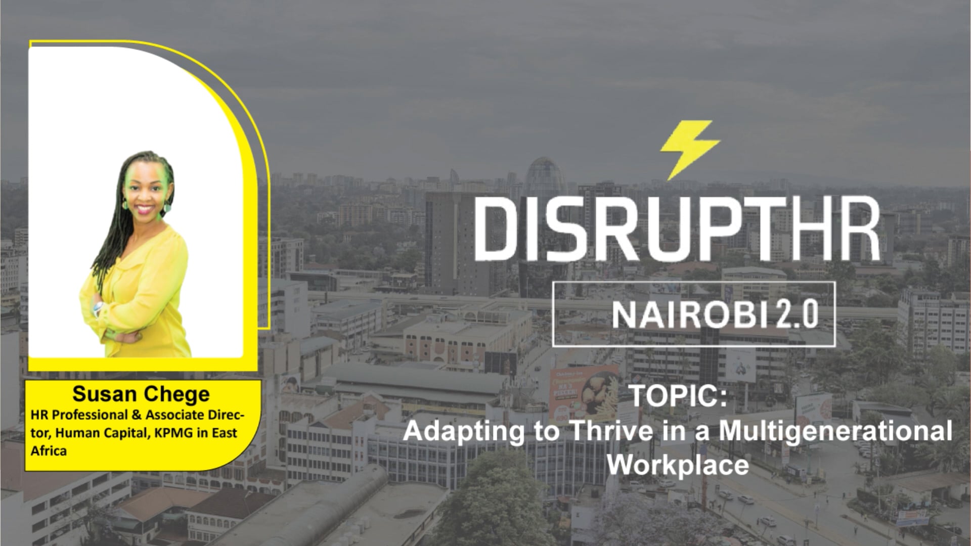 Generations in the Workplace | Susan Chege | DisruptHR Talks