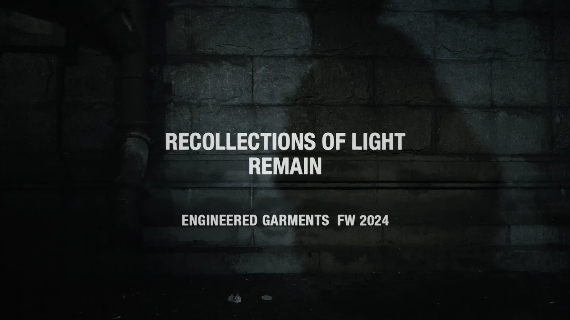RECOLLECTIONS OF LIGHT REMAIN: Engineered Garments. Fall Winter 2024