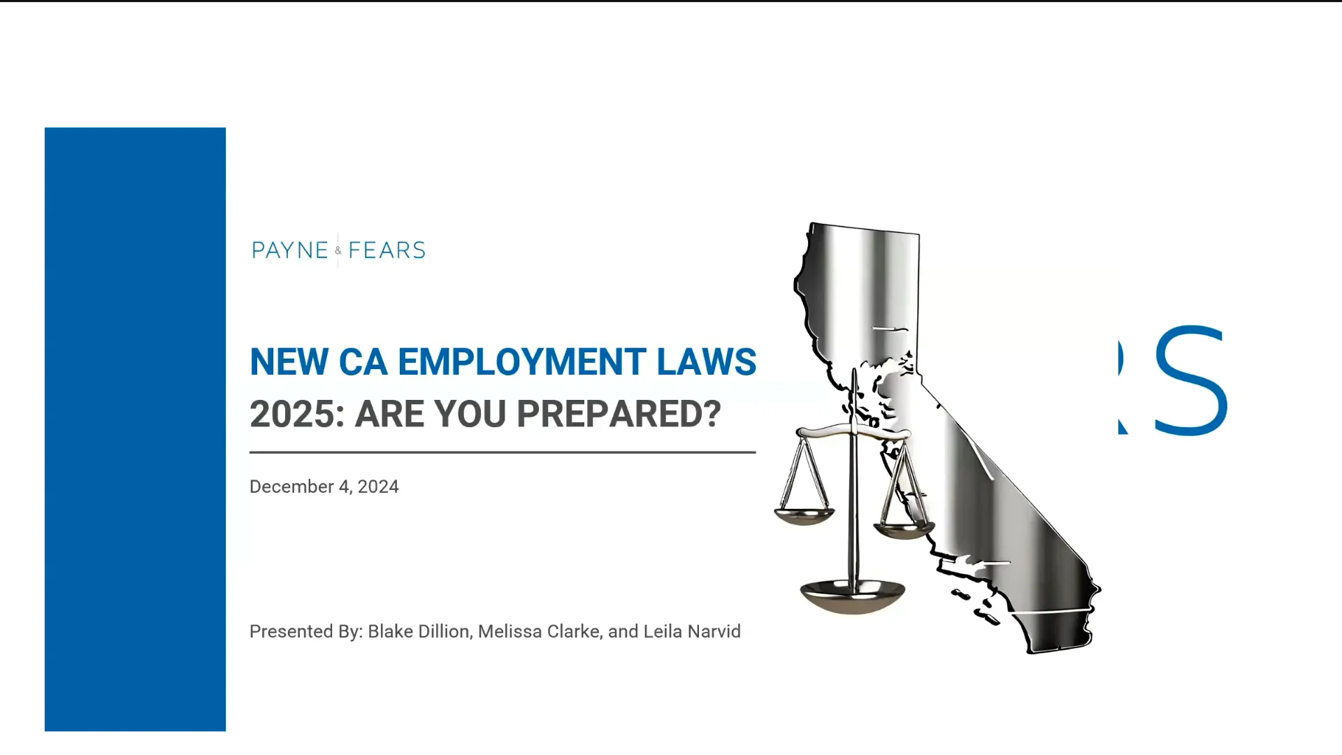 New CA Employment Laws 2025: Are You Prepared?