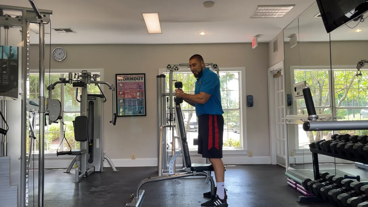 Chest Support Upright Side Lateral Raise