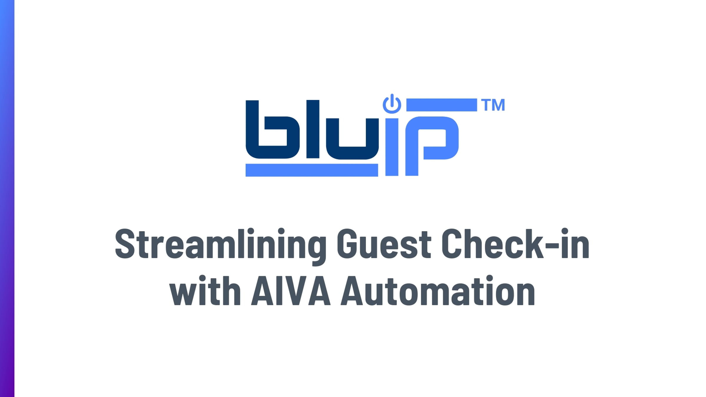 Streamlining Guest Check-in with Automation | AIVA Connect Studio