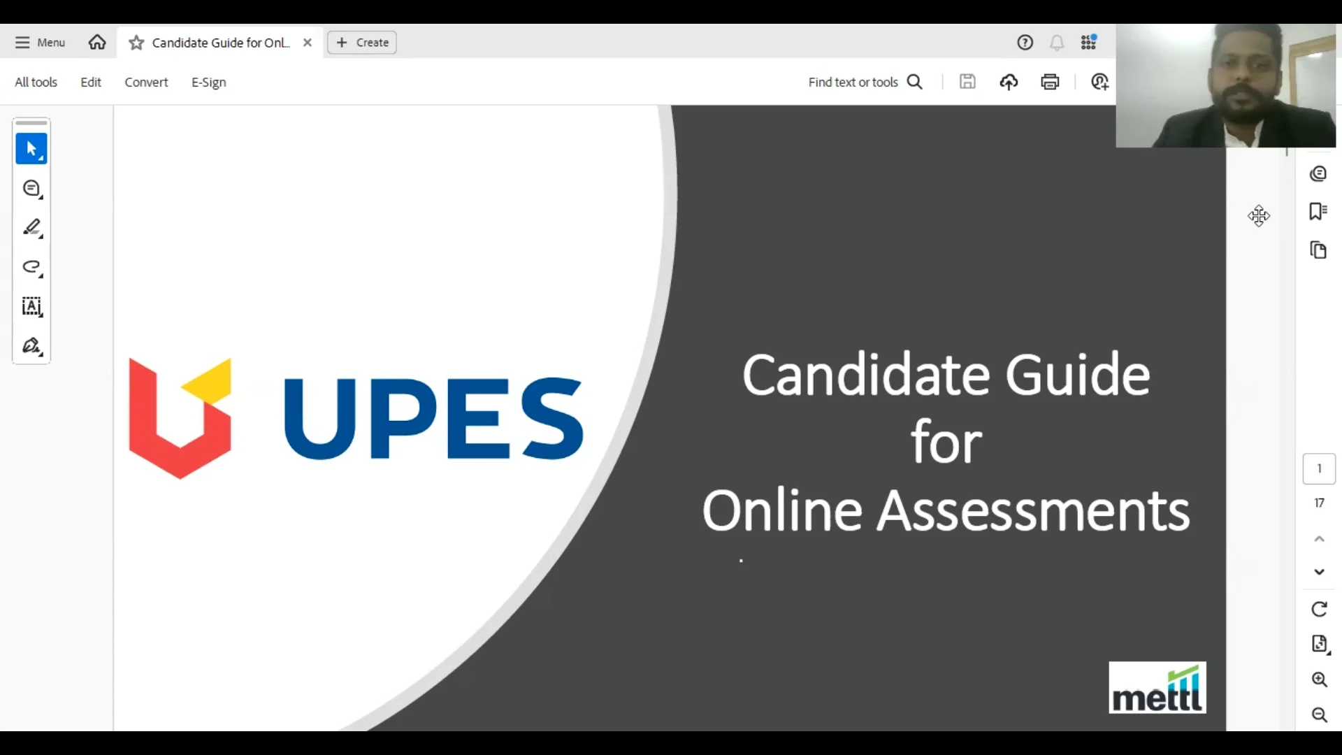 UPES Online Examination- Guidelines