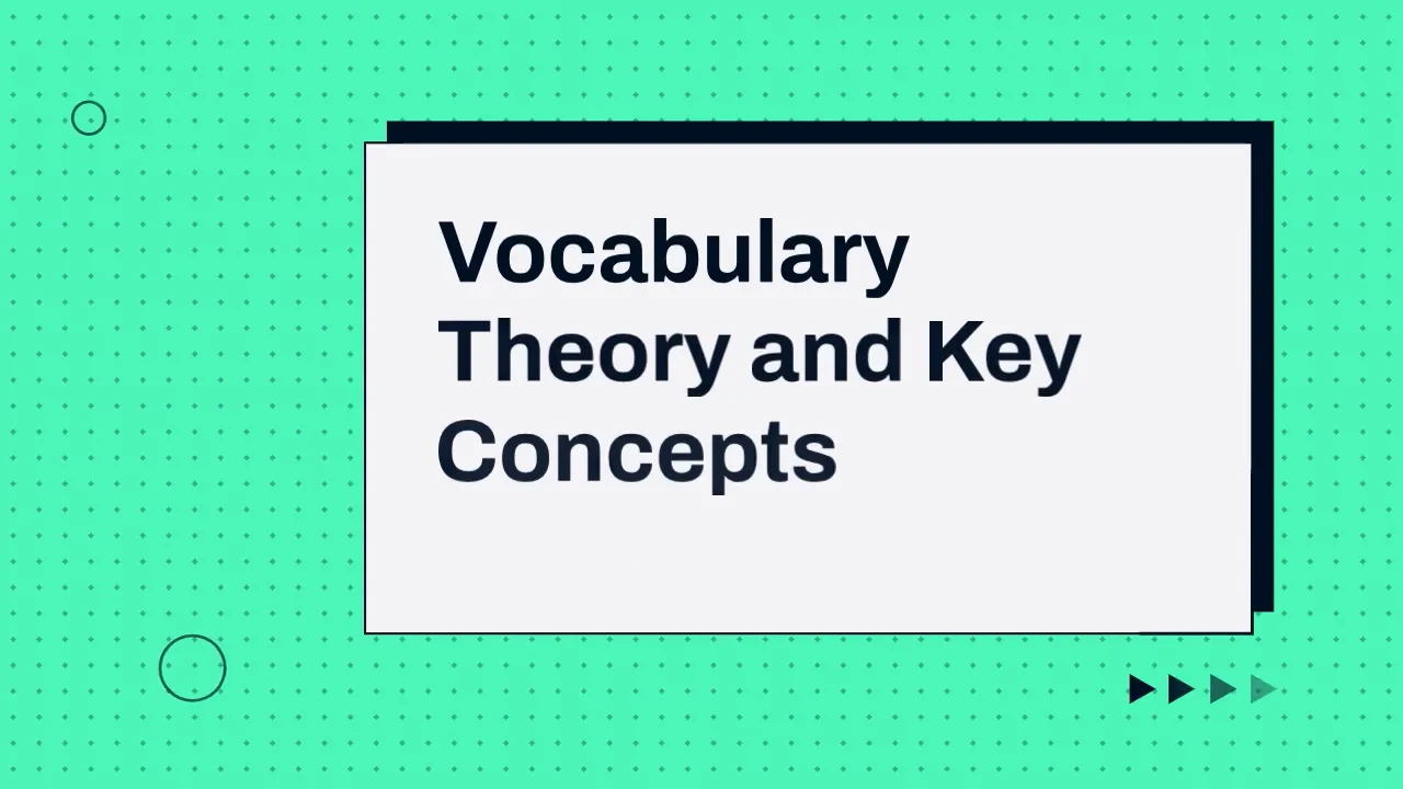 Introduction to Vocabulary