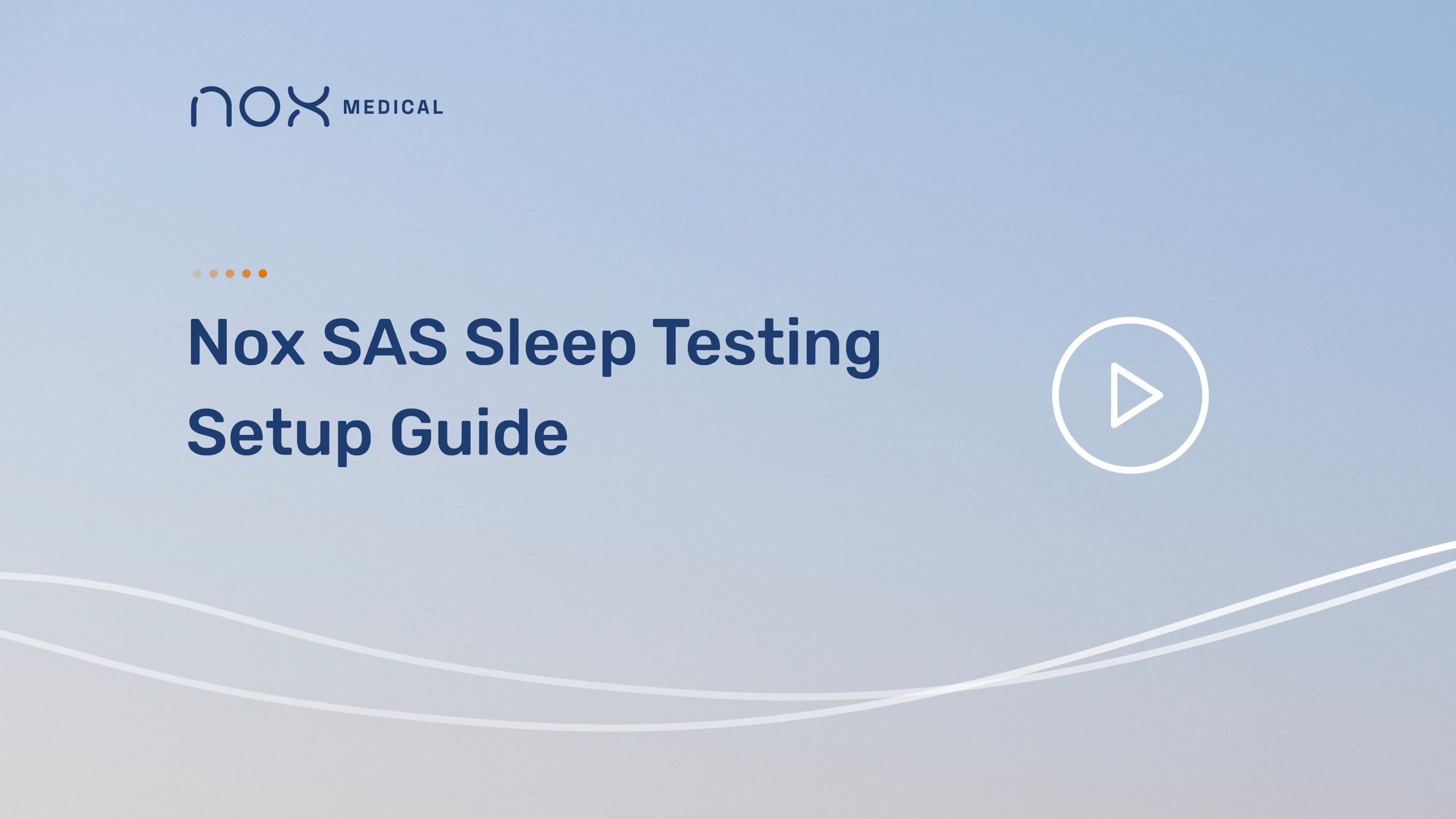Nox SAS Sleep Testing Setup Guide - French