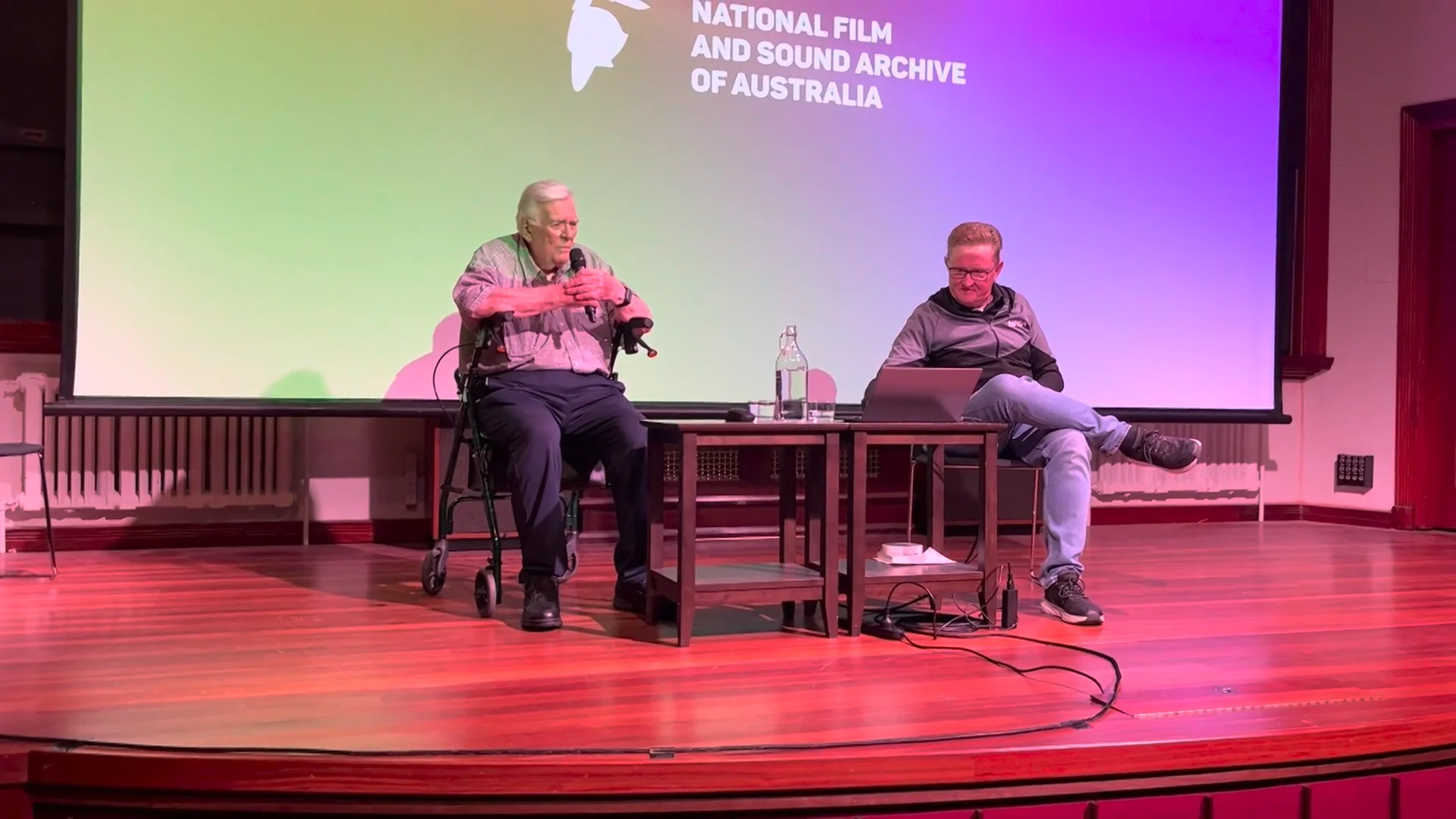 Mike Dinn and Glen Nagle at the National Film and Sound Archive 03 ...