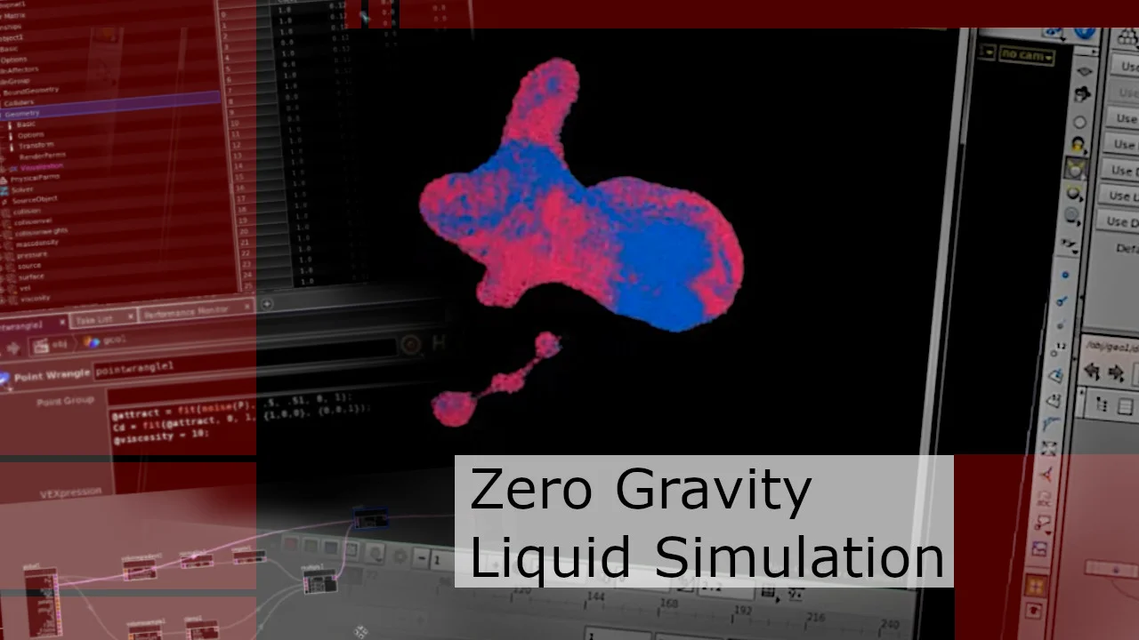 Houdini Tutorial: Zero Gravity Liquid Sim