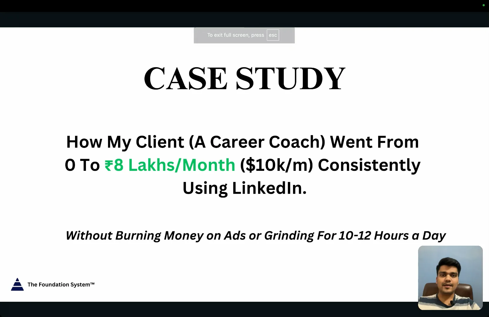 case study 1 - $10k:m