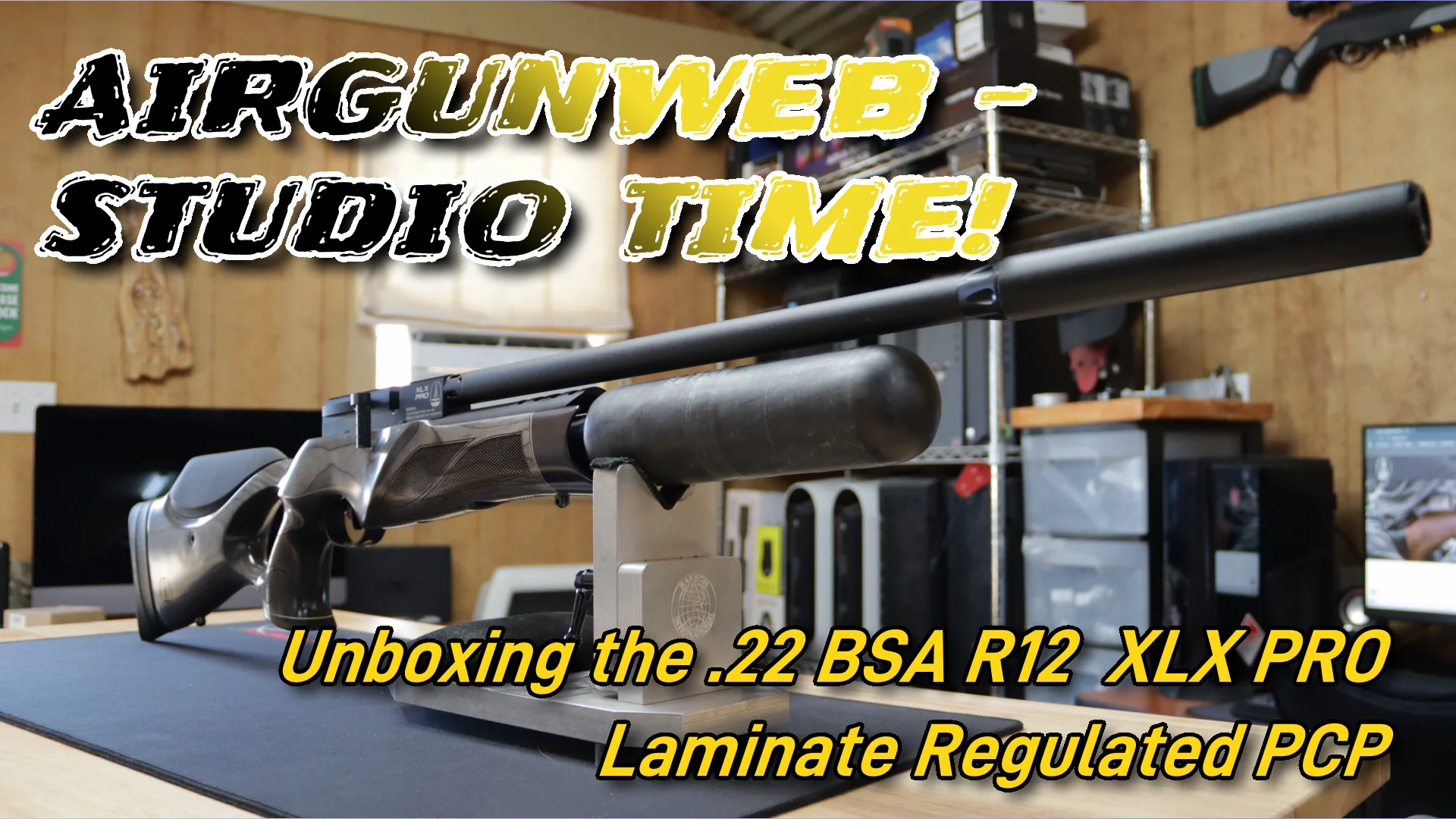 Modern Airgunner - Unboxing the NEW BSA R12 XLX PRO LAMINATE PCP - 12 ...