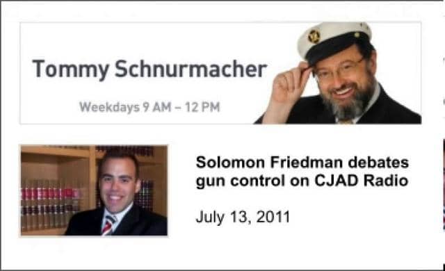 Solomon Friedman on the Tommy Schnurmacher Show - July 13, 2011 on Vimeo