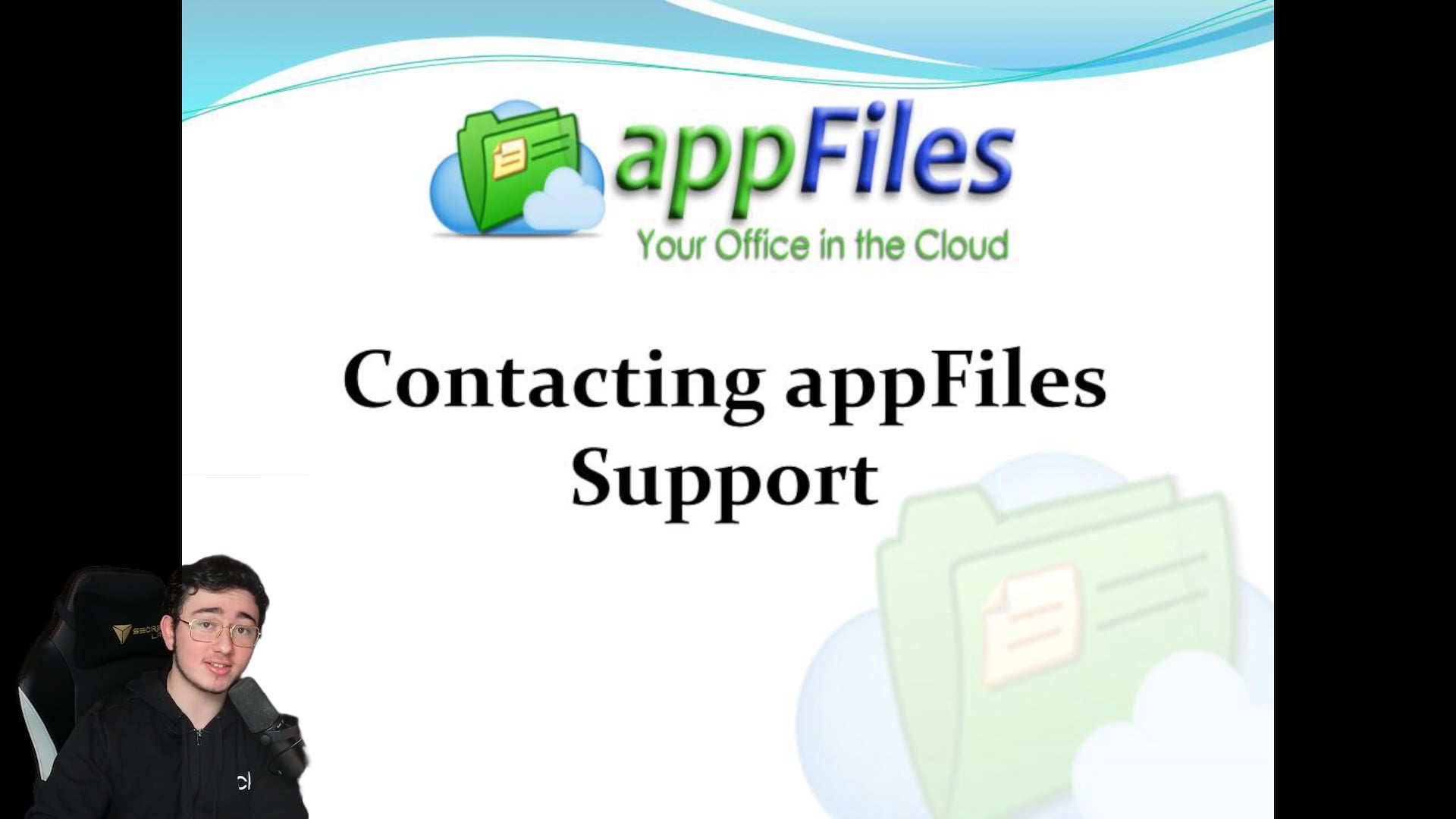 Contacting appFiles Support