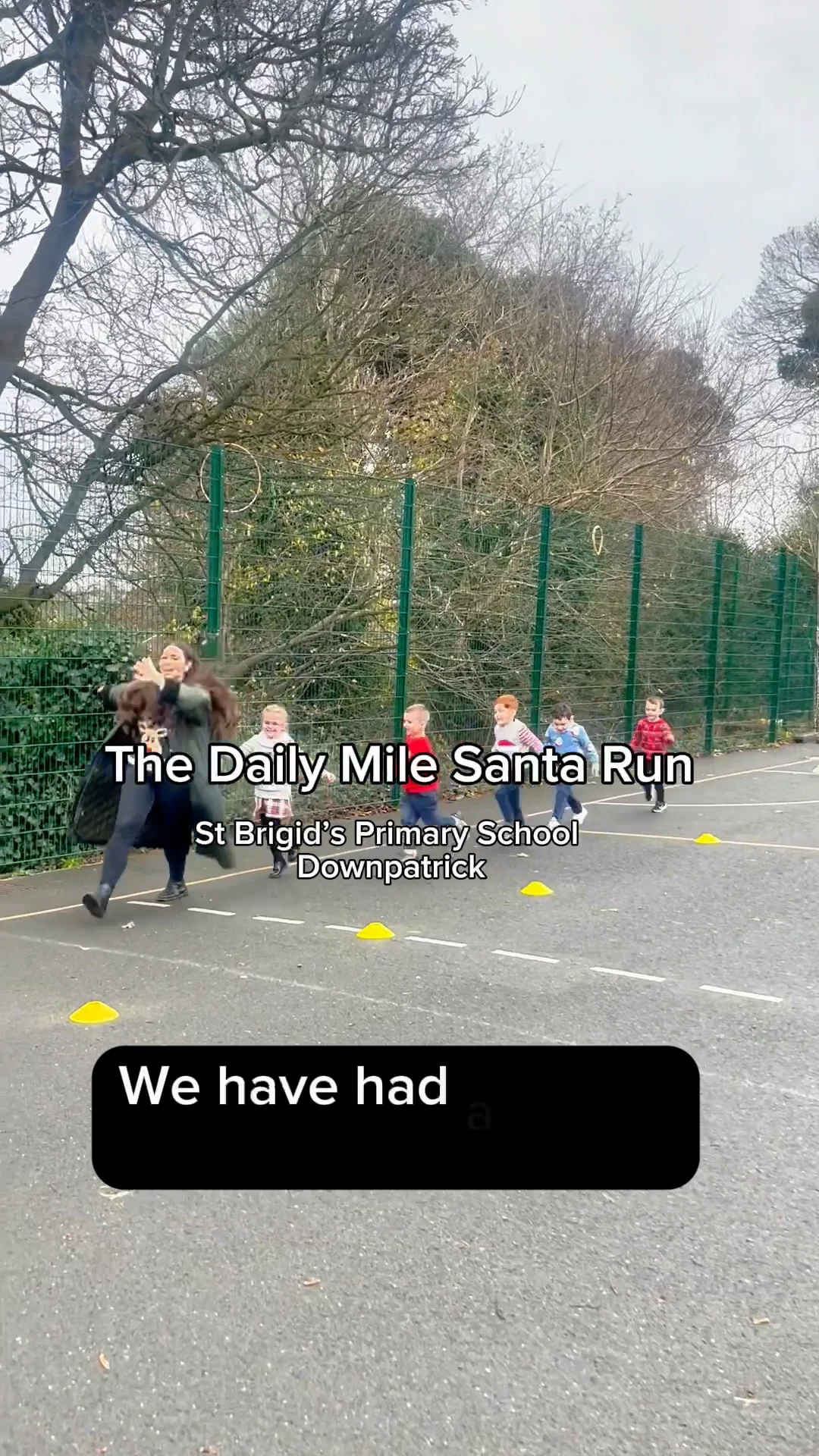 St Brigid's PS Daily Mile Santa Run 2024