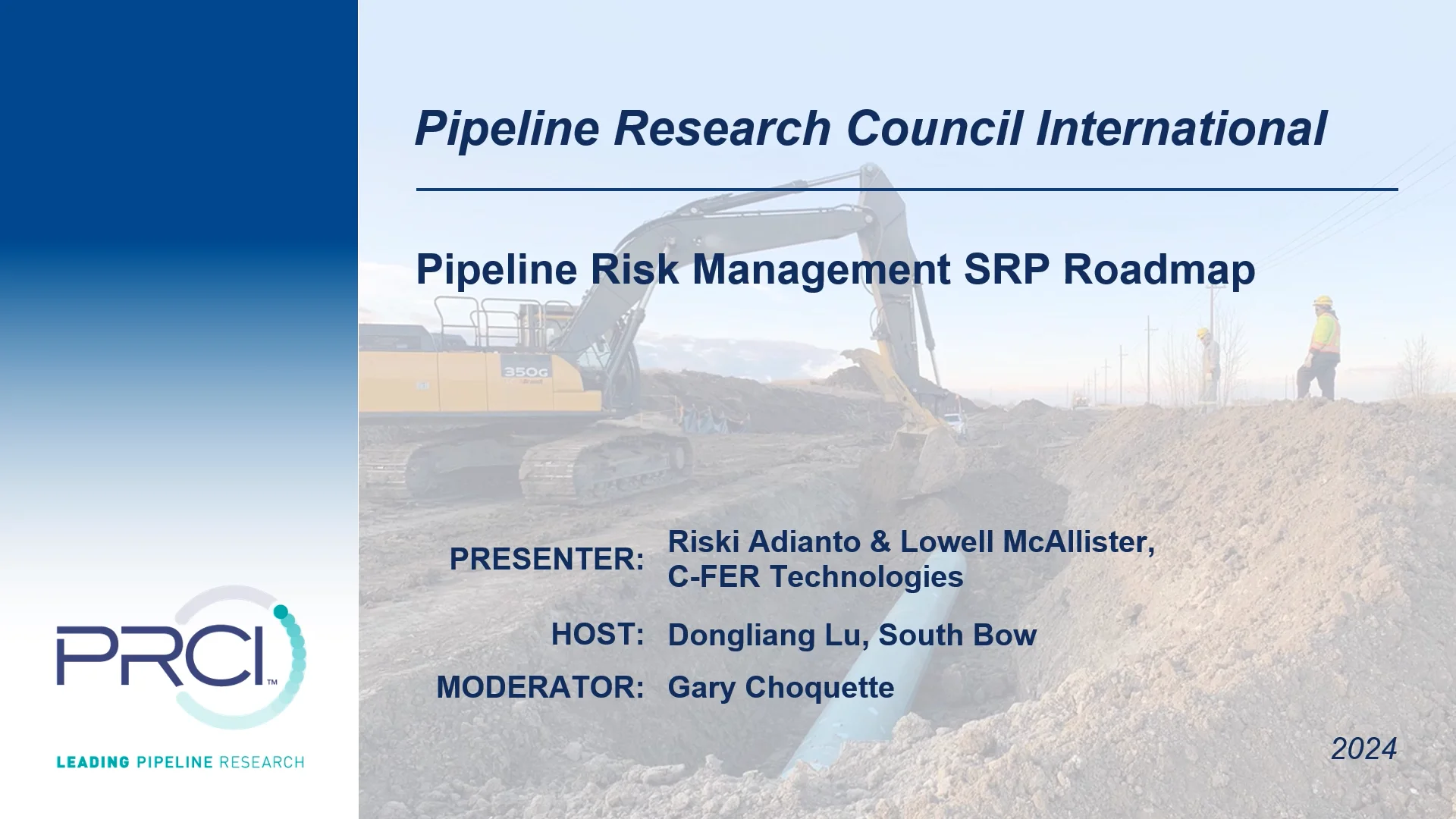 PR244-231500-W01 Pipeline Risk Management SRP Roadmap
