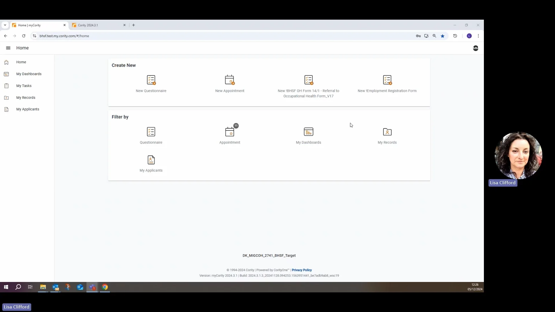 Cority - How to Sumbit a New Starter Questionnaire