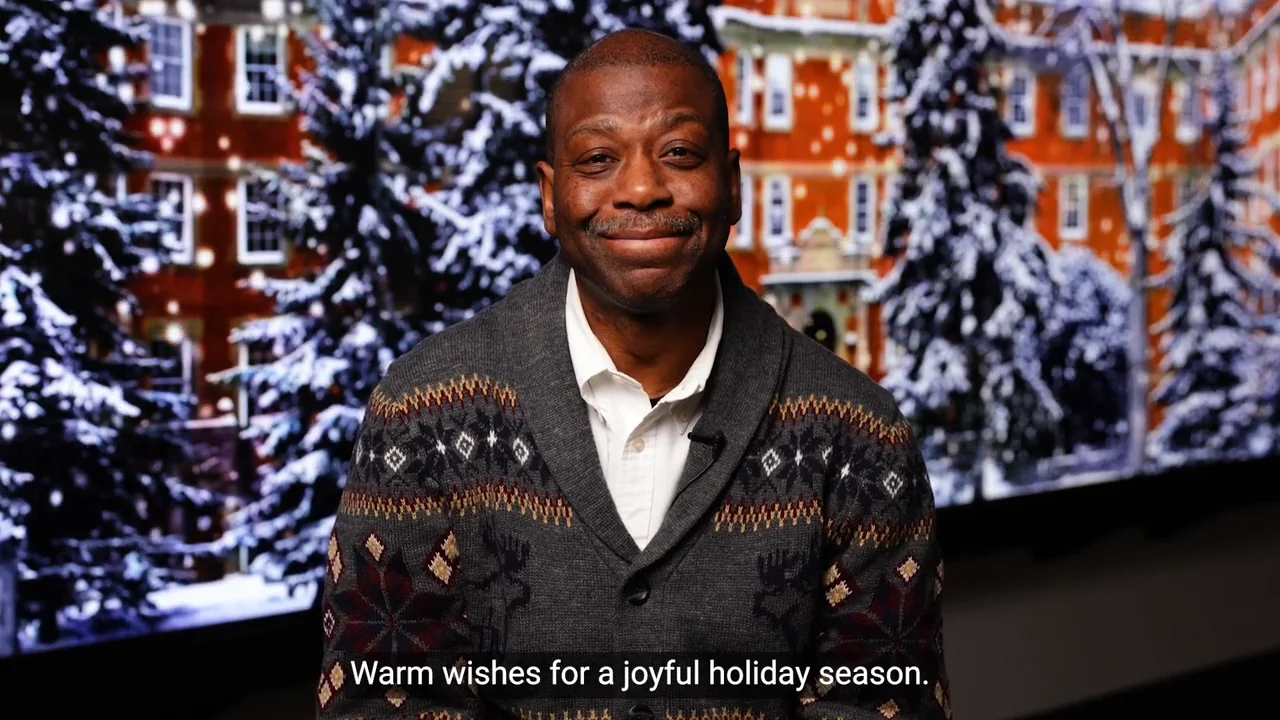 Dean Marvin Washington: 2024 Holiday Message