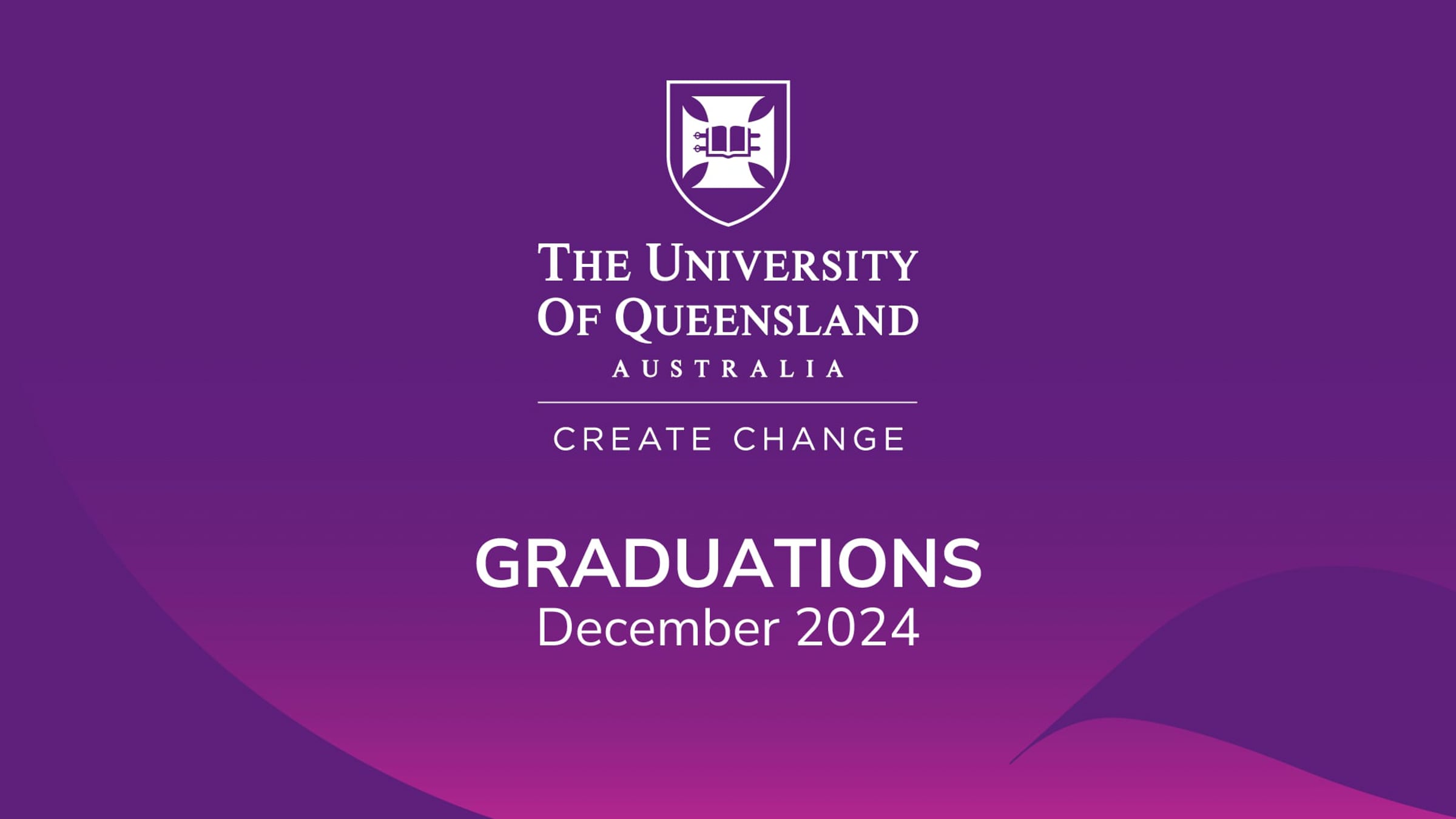UQ Graduations - December 2024