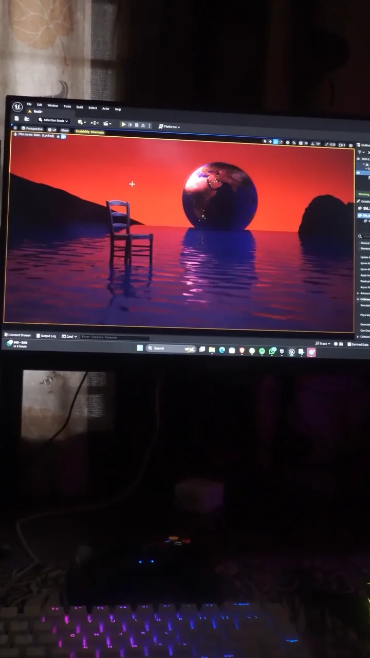 Immersive 3D Environment Rendered in Unreal Engine