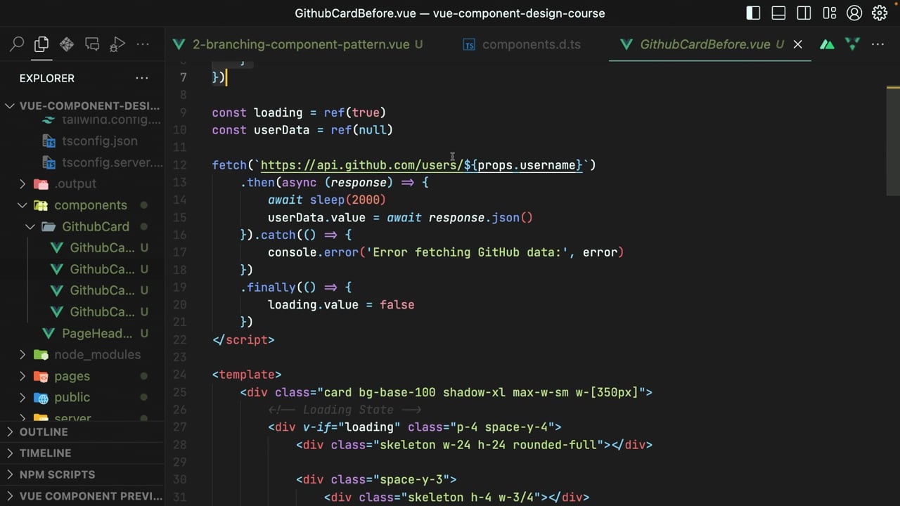 Branching Component Pattern Branching Component Pattern