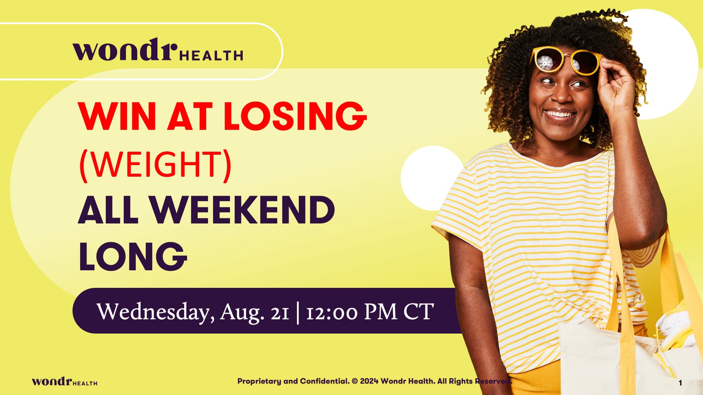 Win at Losing Weight All Weekend Long (2024)