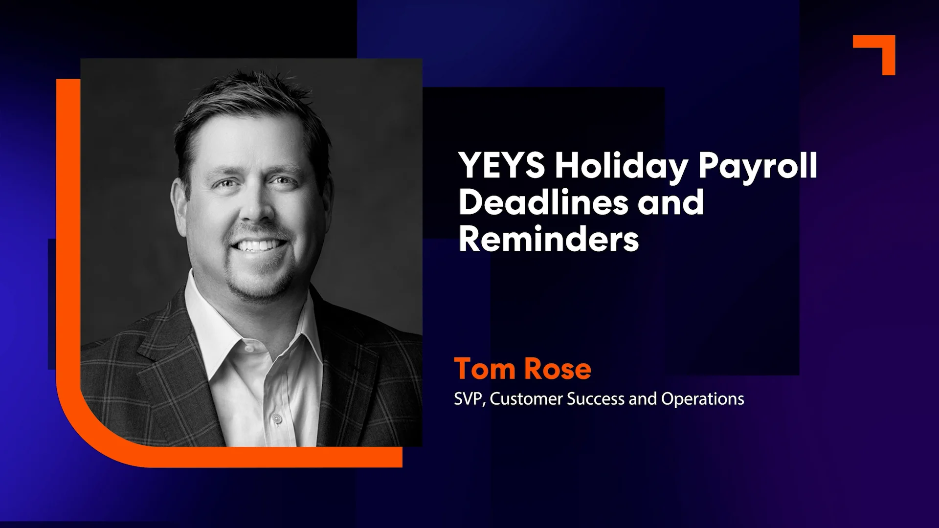 YEYS Holiday Payroll Deadlines and Reminders