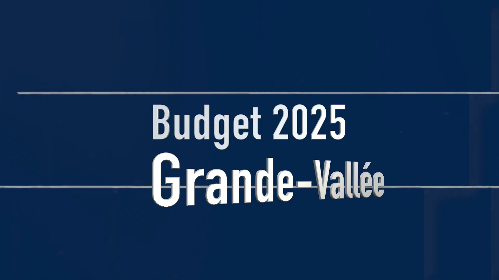 Présentation et adoption du Budget 2025 de la municipalité de Grande-Vallée