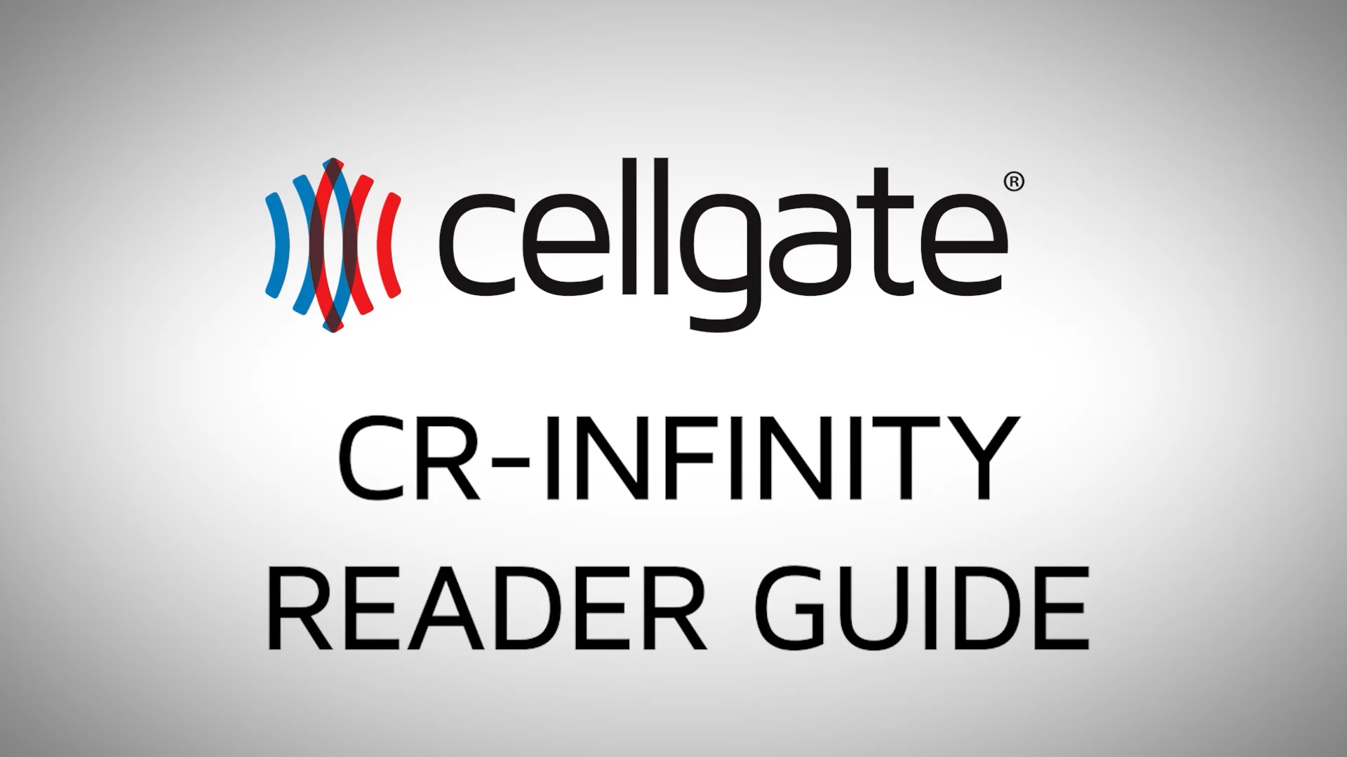 CR-Infinity Reader Guide