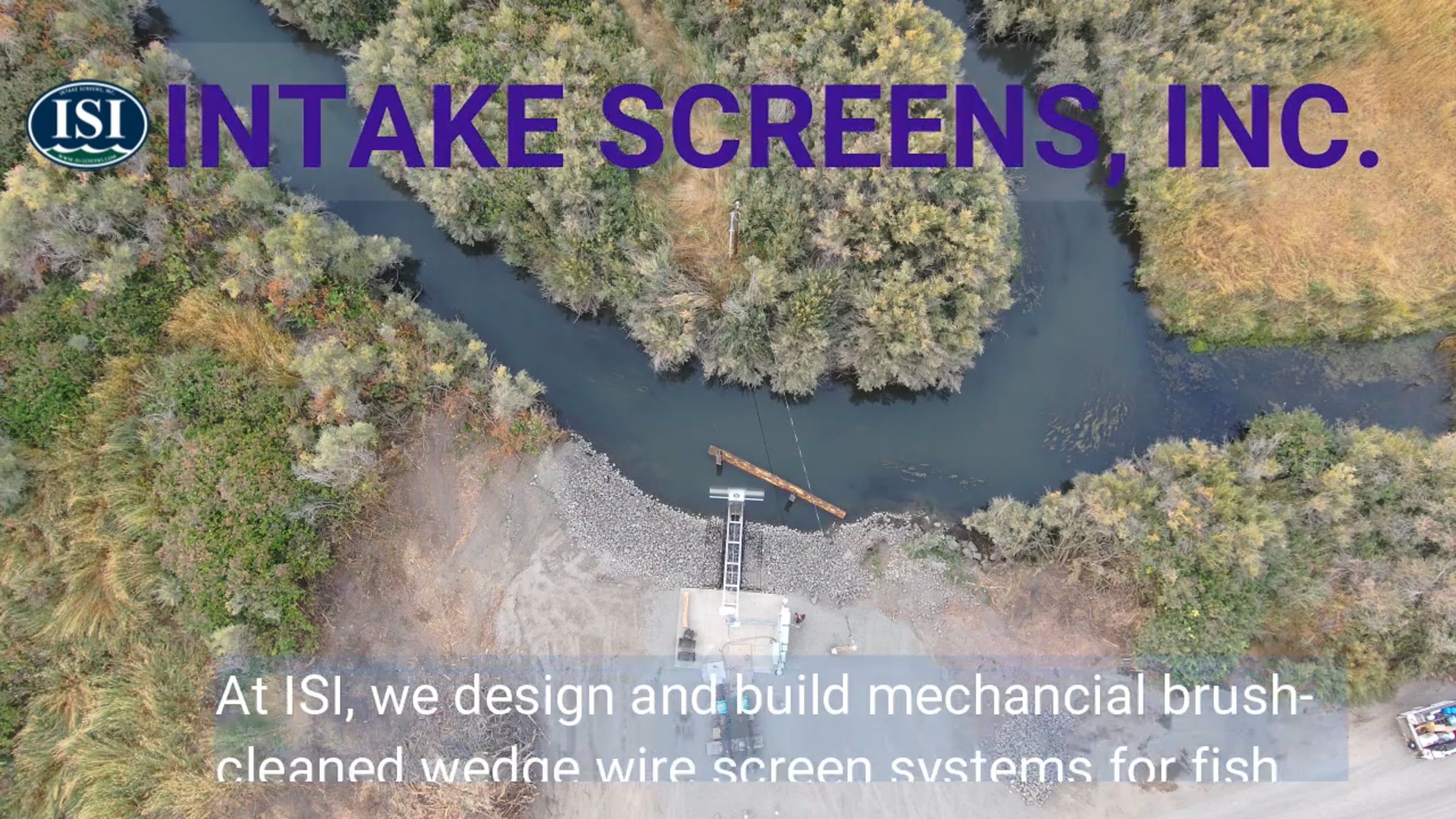 Drone Tour of 3 Intake Screens, Inc. Projects in Washington State