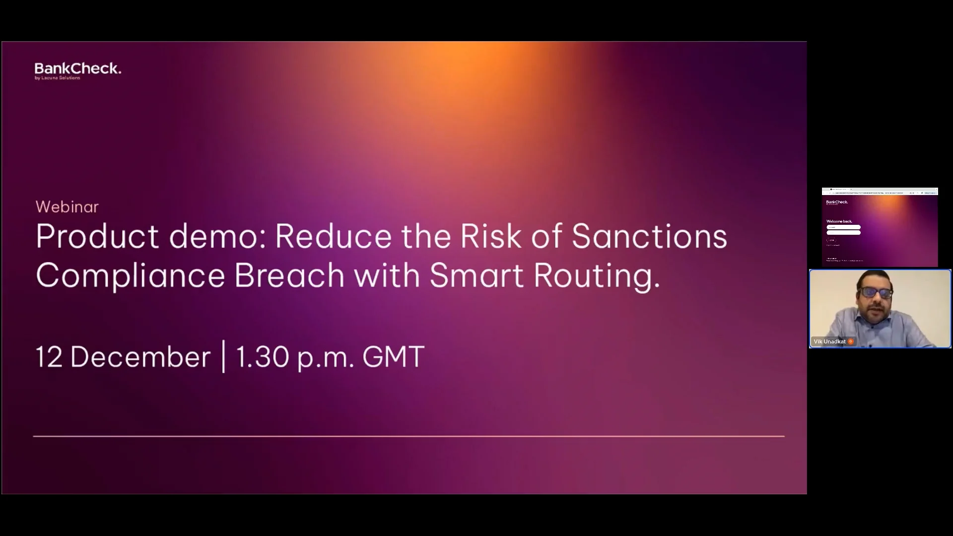 Product Demo: Reduce the risk of sanctions compliance breach with smart ...