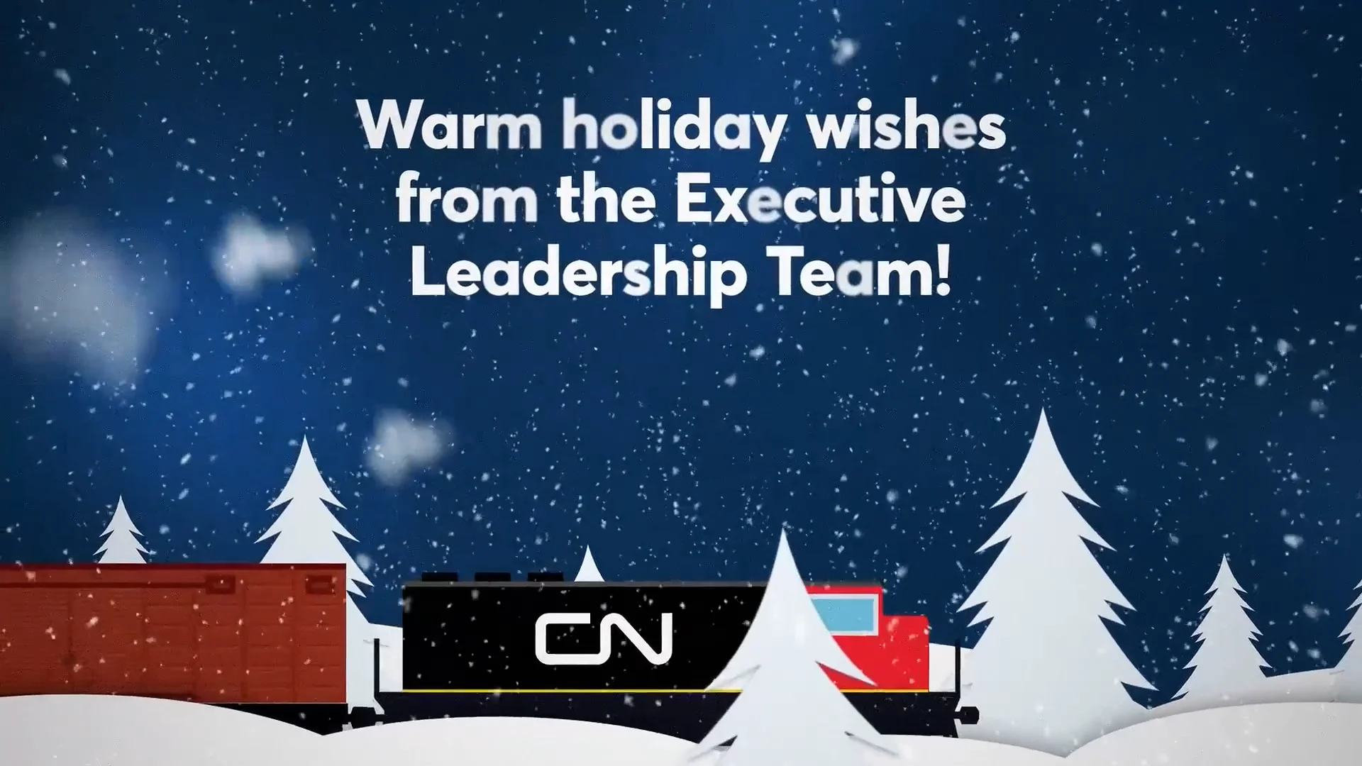 Warm holiday wishes from the Executive Leadership Team