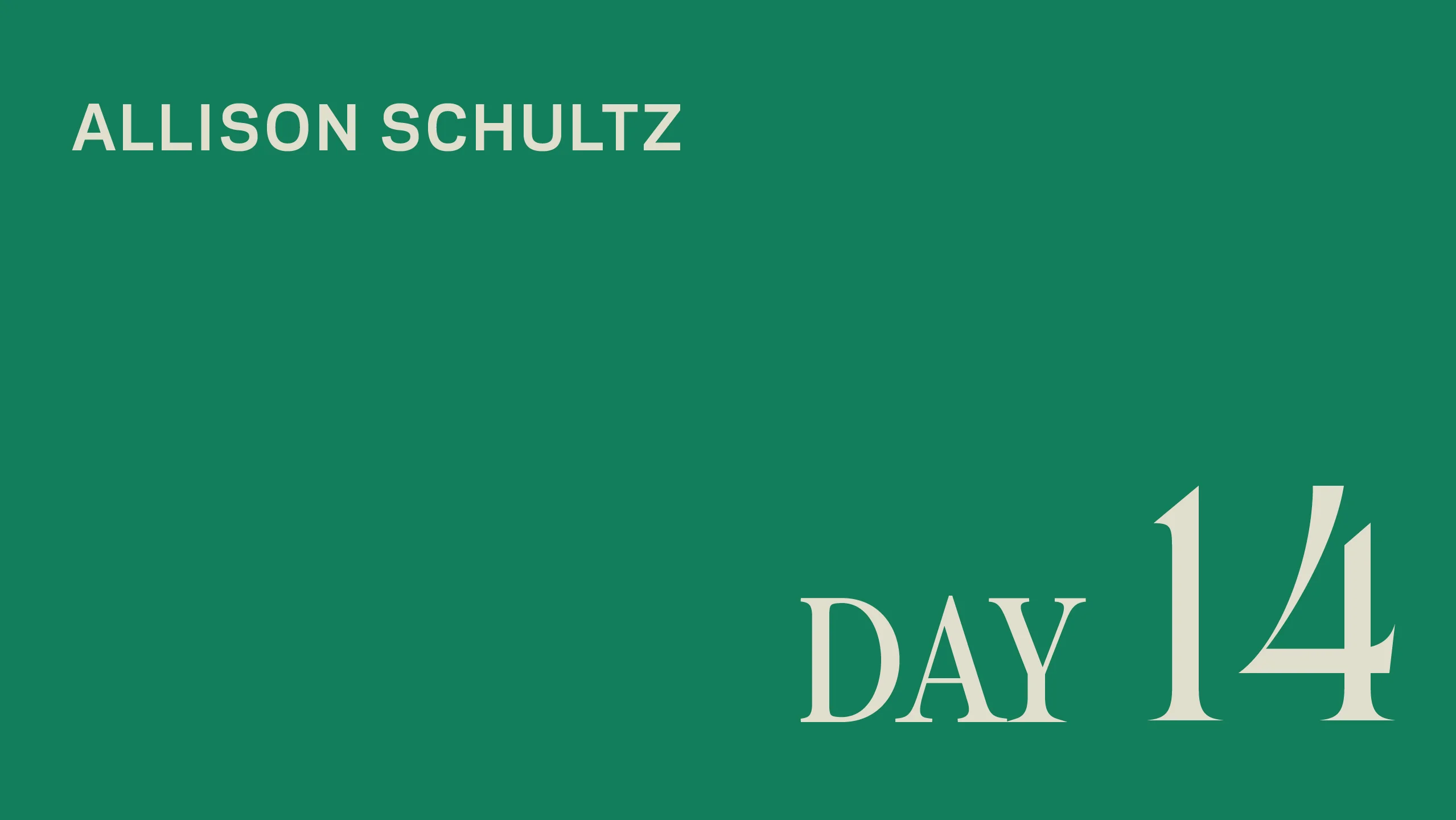 Sacred Stories of Notre Dame: Allison Schultz