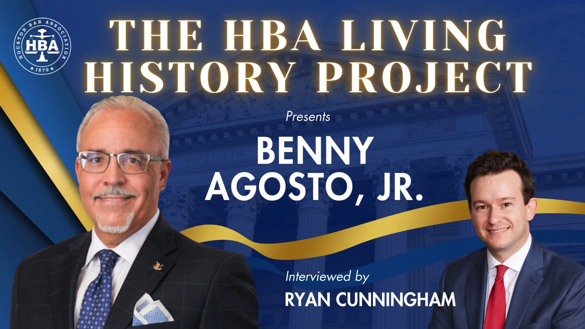 HBA Living History Project - Benny Agosto Jr.