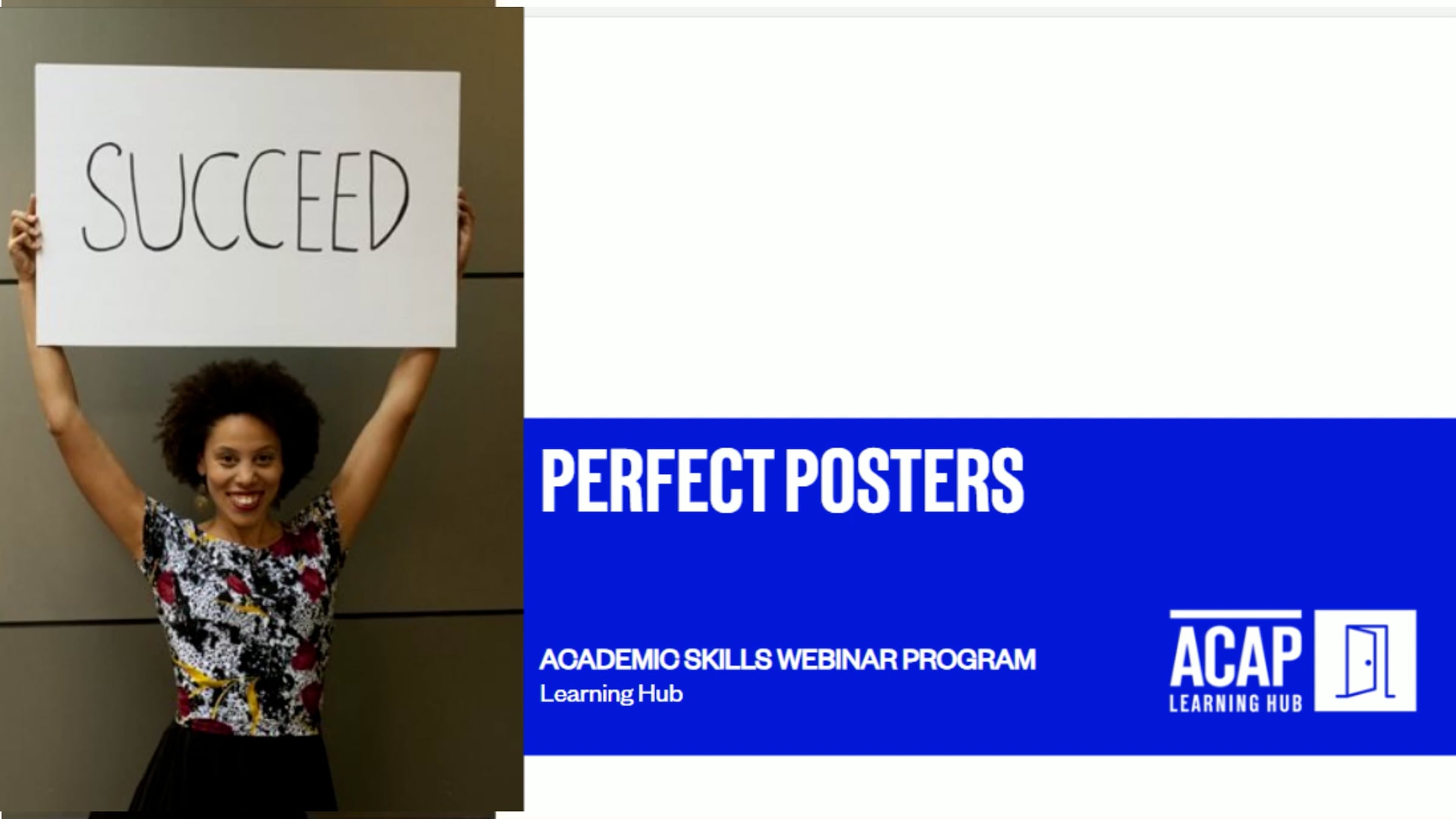 Perfect Poster Presentations