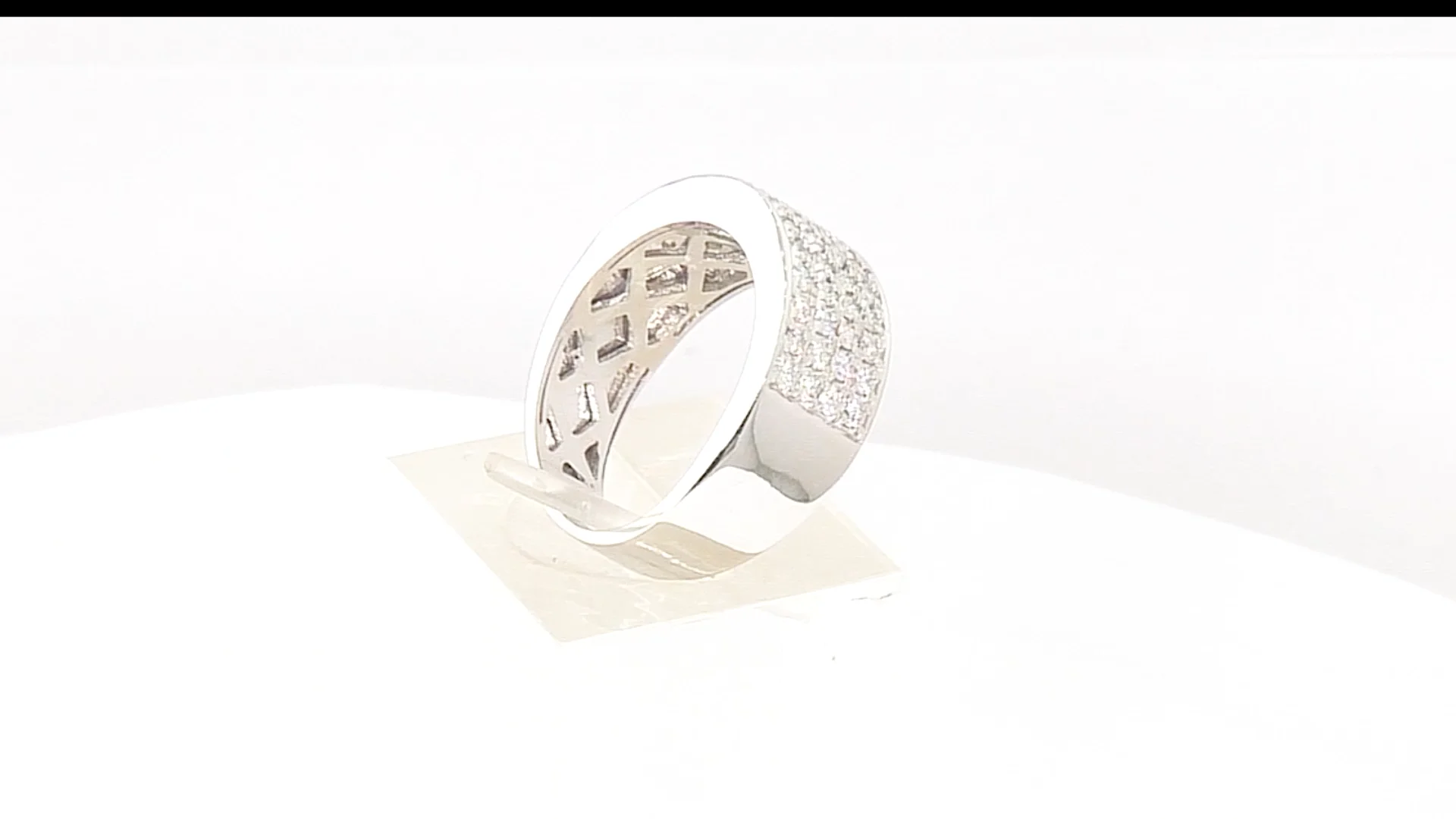 Men's 14K Gold Diamond Wedding Ring | Pave Set | 1.39ct 890516 | Luccello