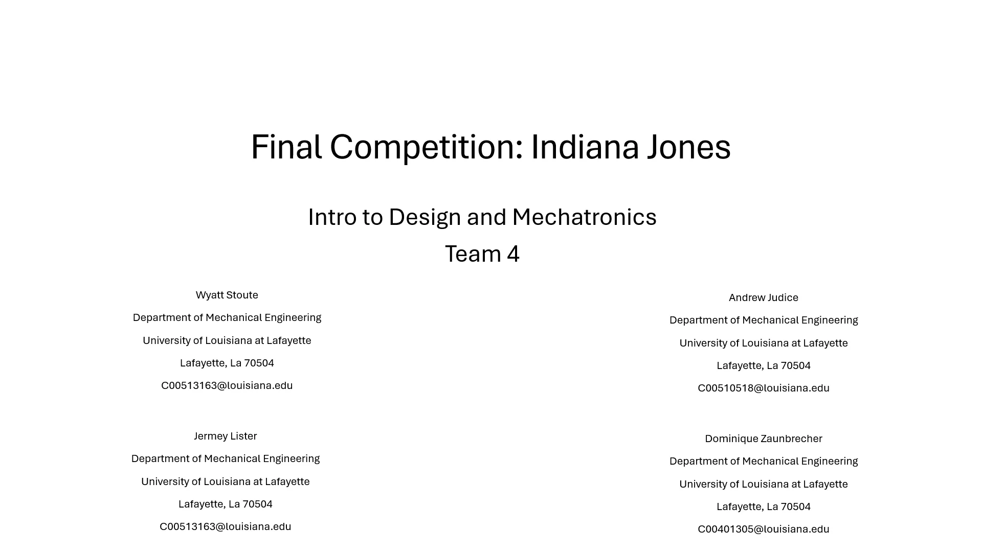 MCHE 201 Final Presentation team 4