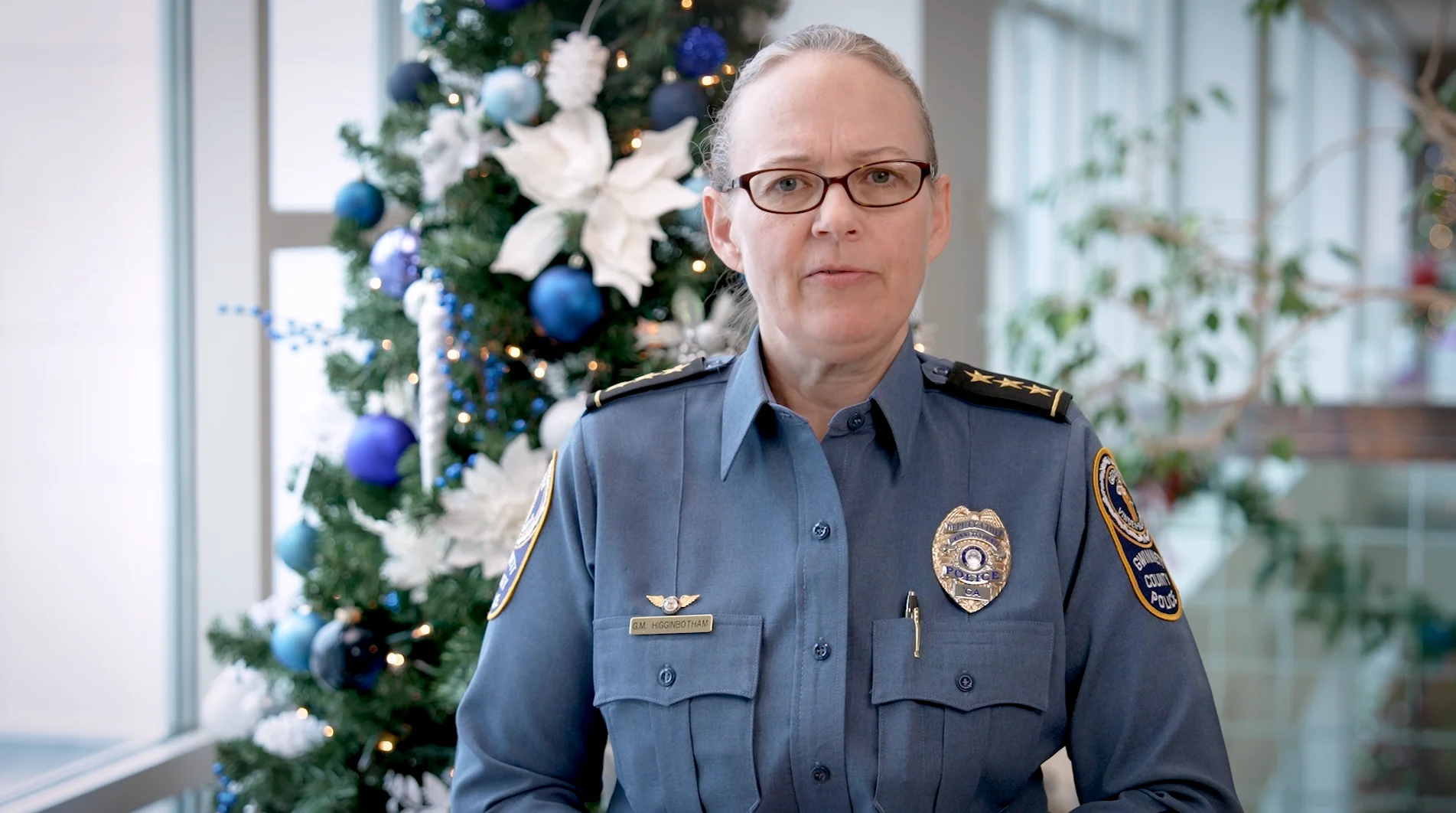 Season's Greetings-Deputy Police Chief Gale Higginbotham