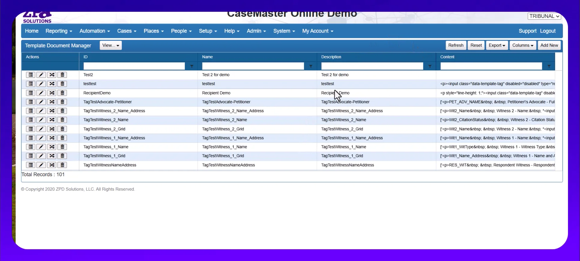 Creating and Editing Document Sets