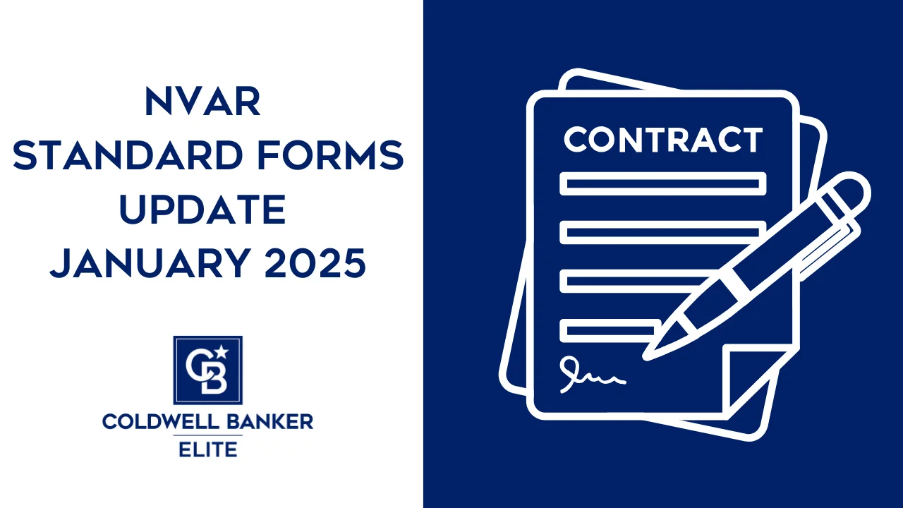 NVAR Standard Forms Changes January 2025