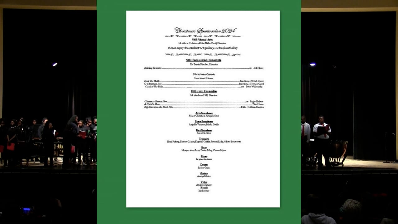 VHS Performing Arts Center - VHS Christmas Spectacular December 2024 on ...