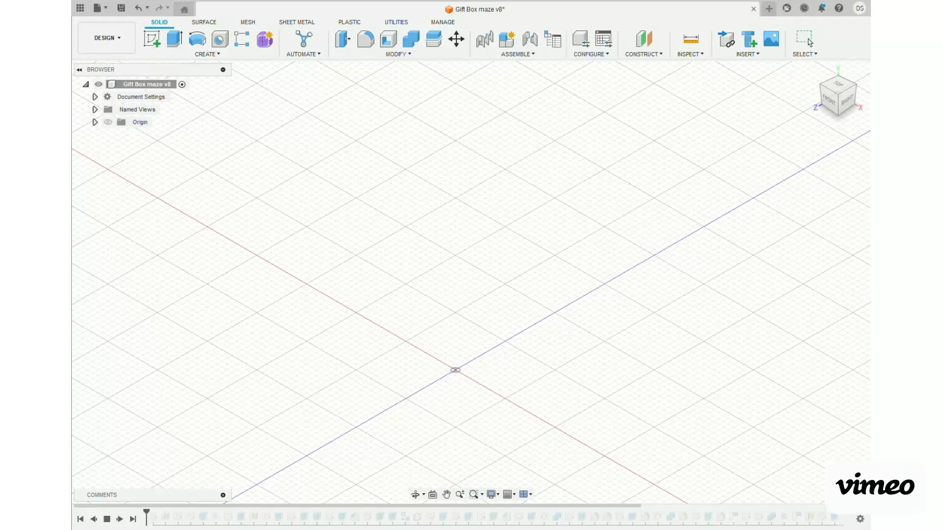 Gift Box maze Design Process