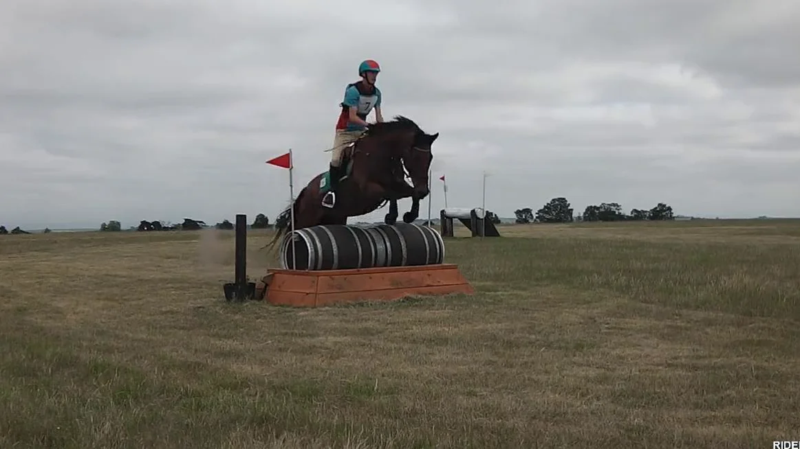 Bryn Jackson riding Isle of Le Mans 7 Grade 2 Rosedale Pony Club Horse ...