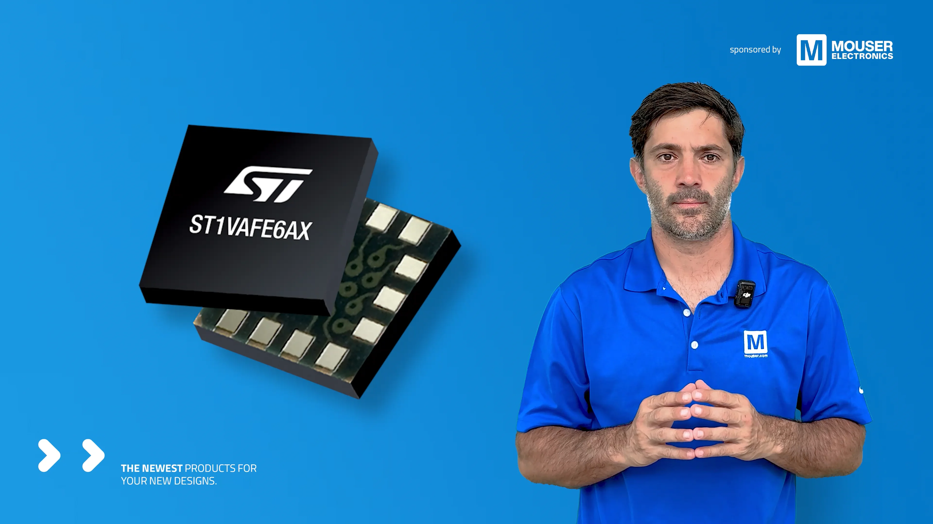 Mouser Electronics - STMicroelectronics ST1VAFE6AX Biosensor with vAFE ...