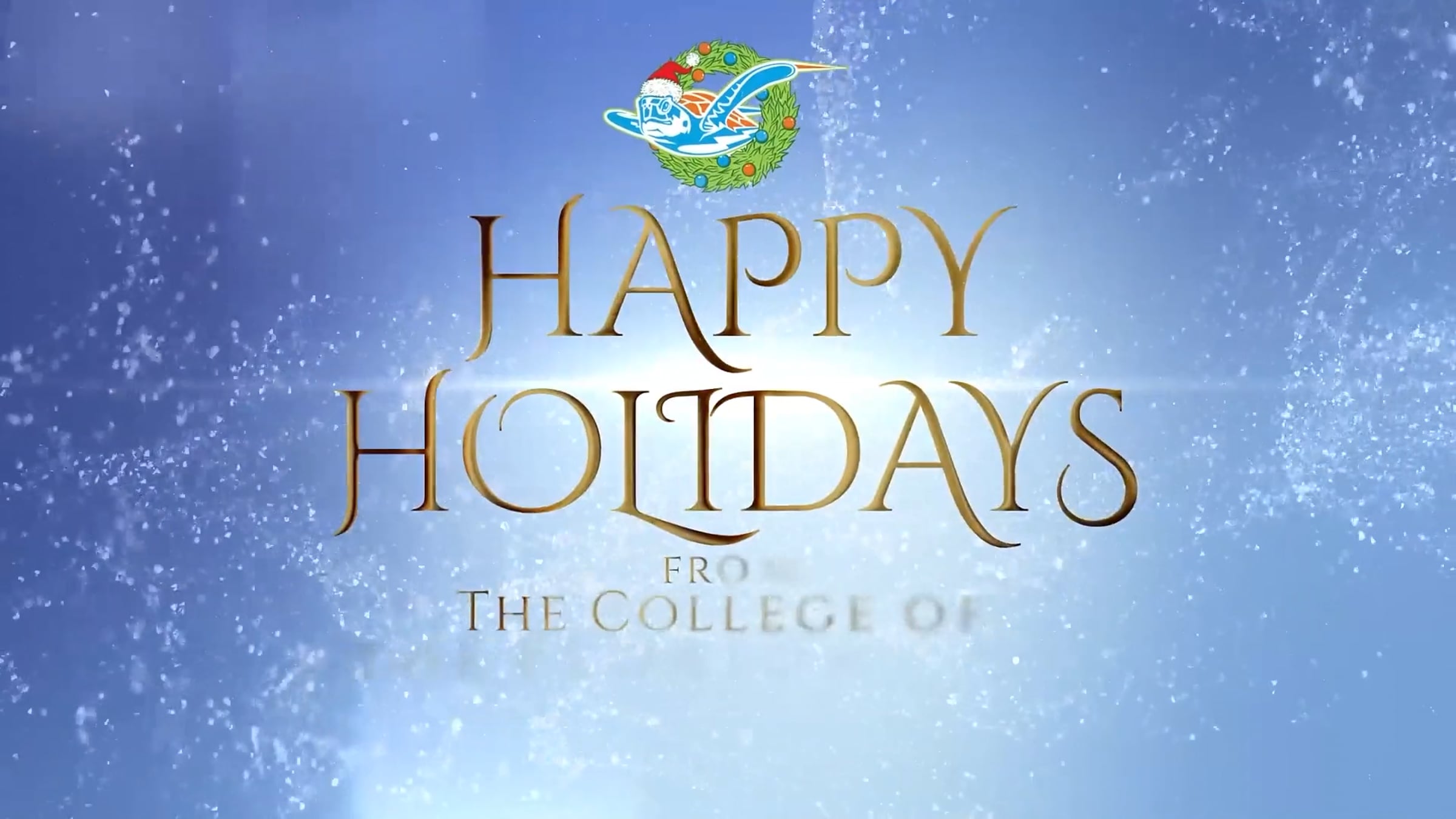 Happy Holidays from The College of the Florida Keys