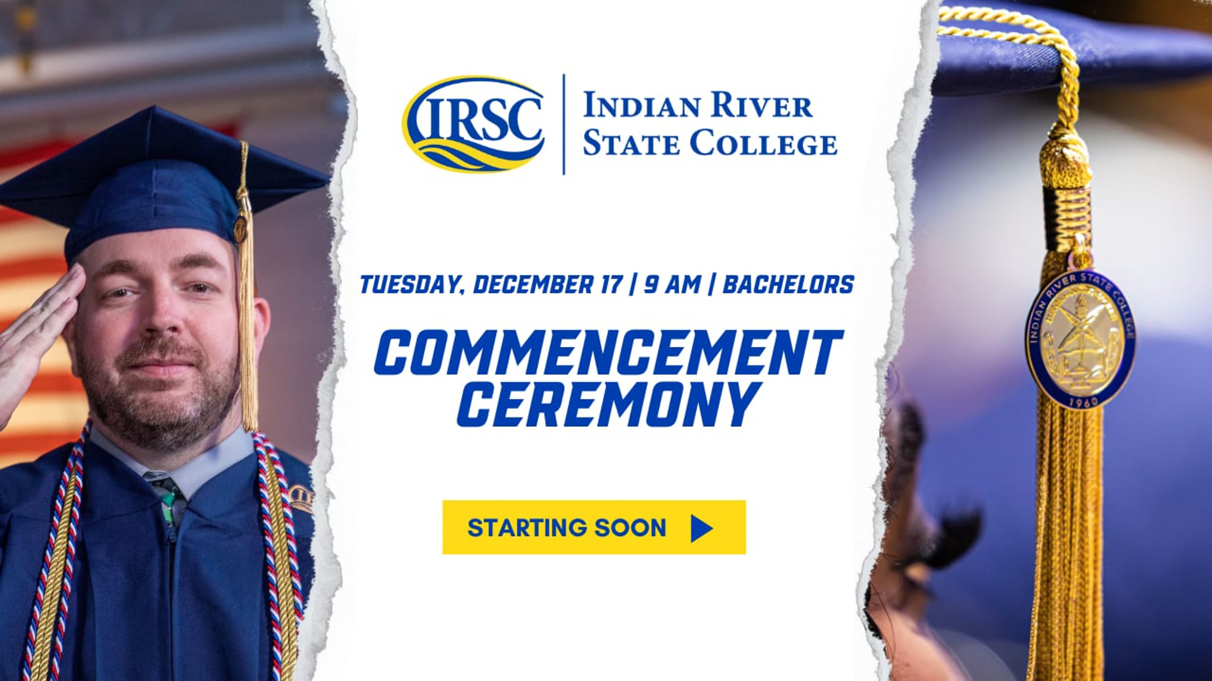 Indian River State College - Fall 2024 Commencement Ceremony - 9am ...
